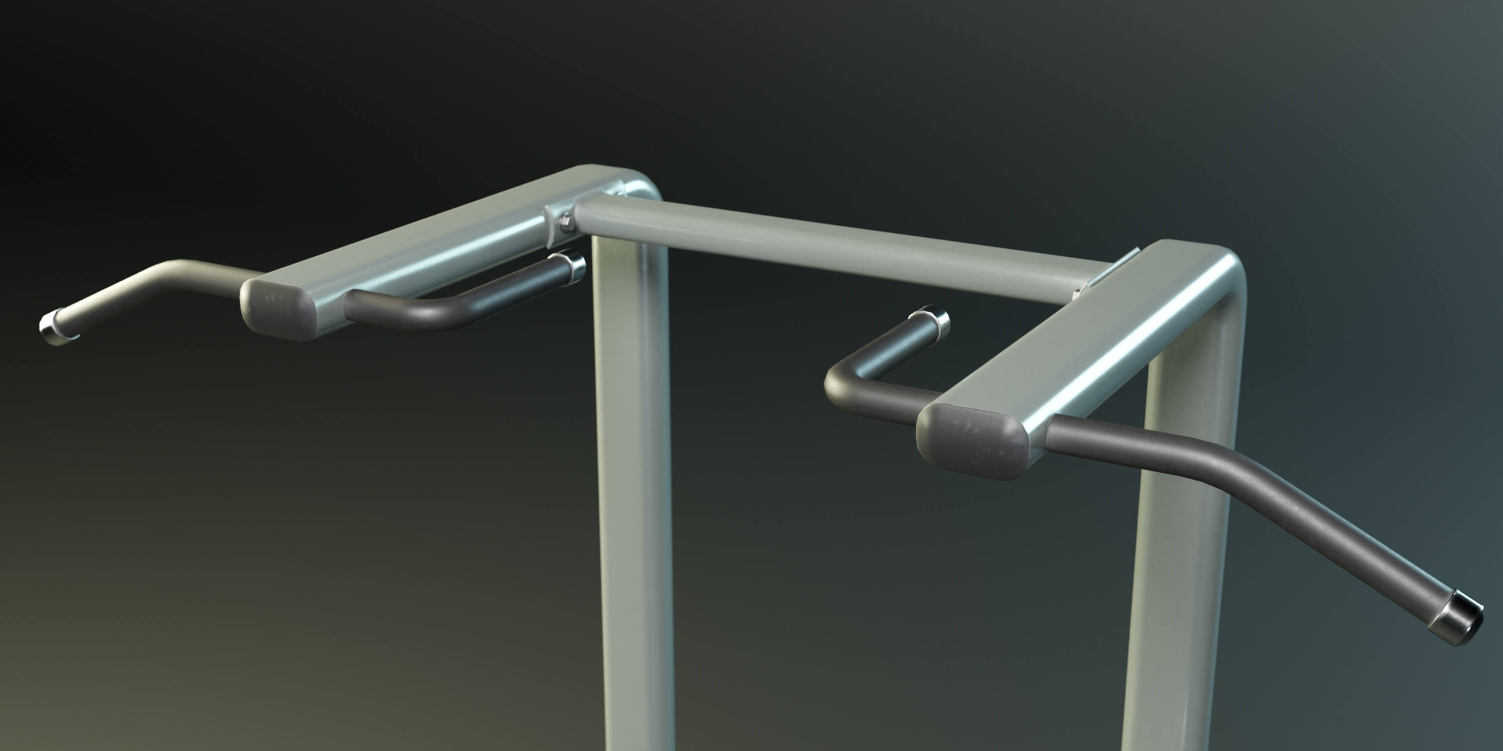 Power Tower Dip Station PBR - 3D Model by YuriBarinov