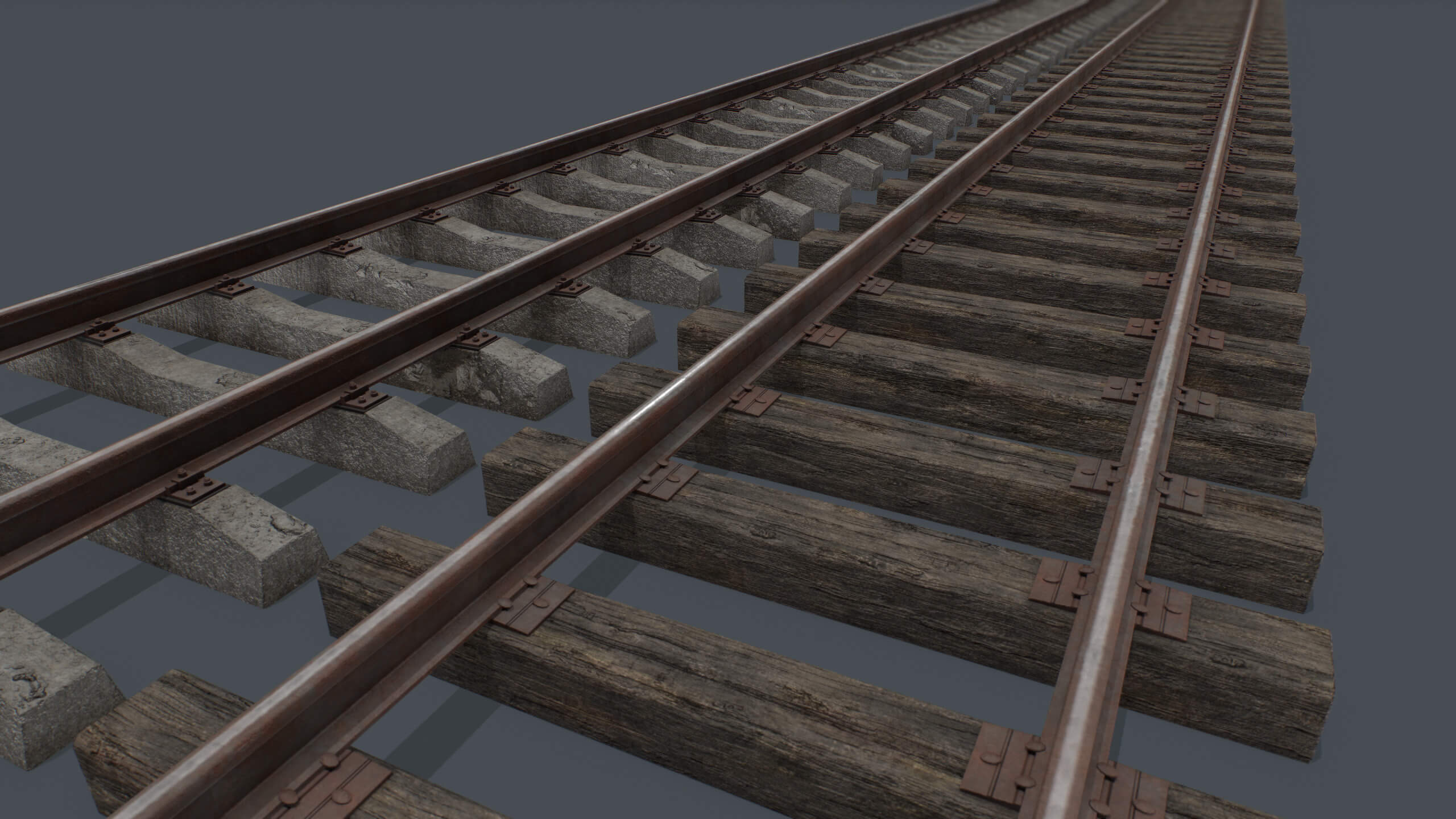 Train Tracks Wallpaper 3d