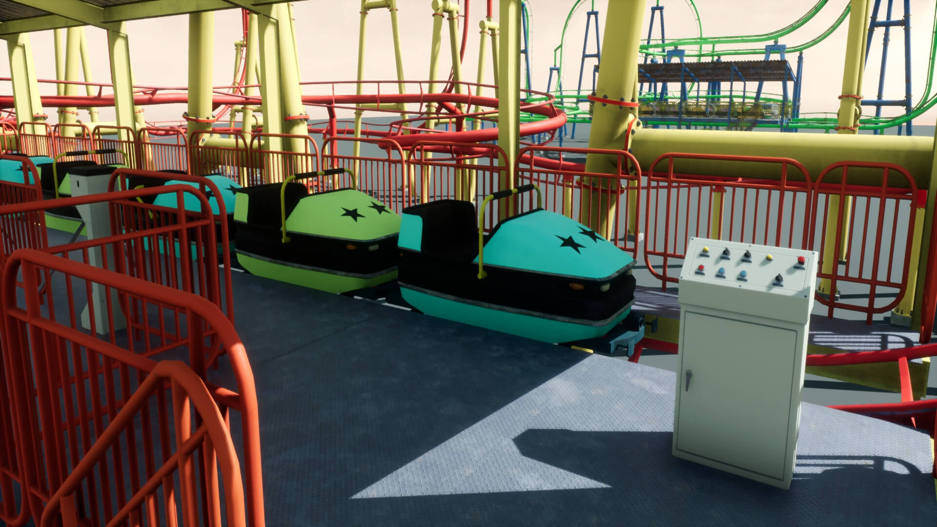 Roller Coaster - 3D Model by YuriBarinov