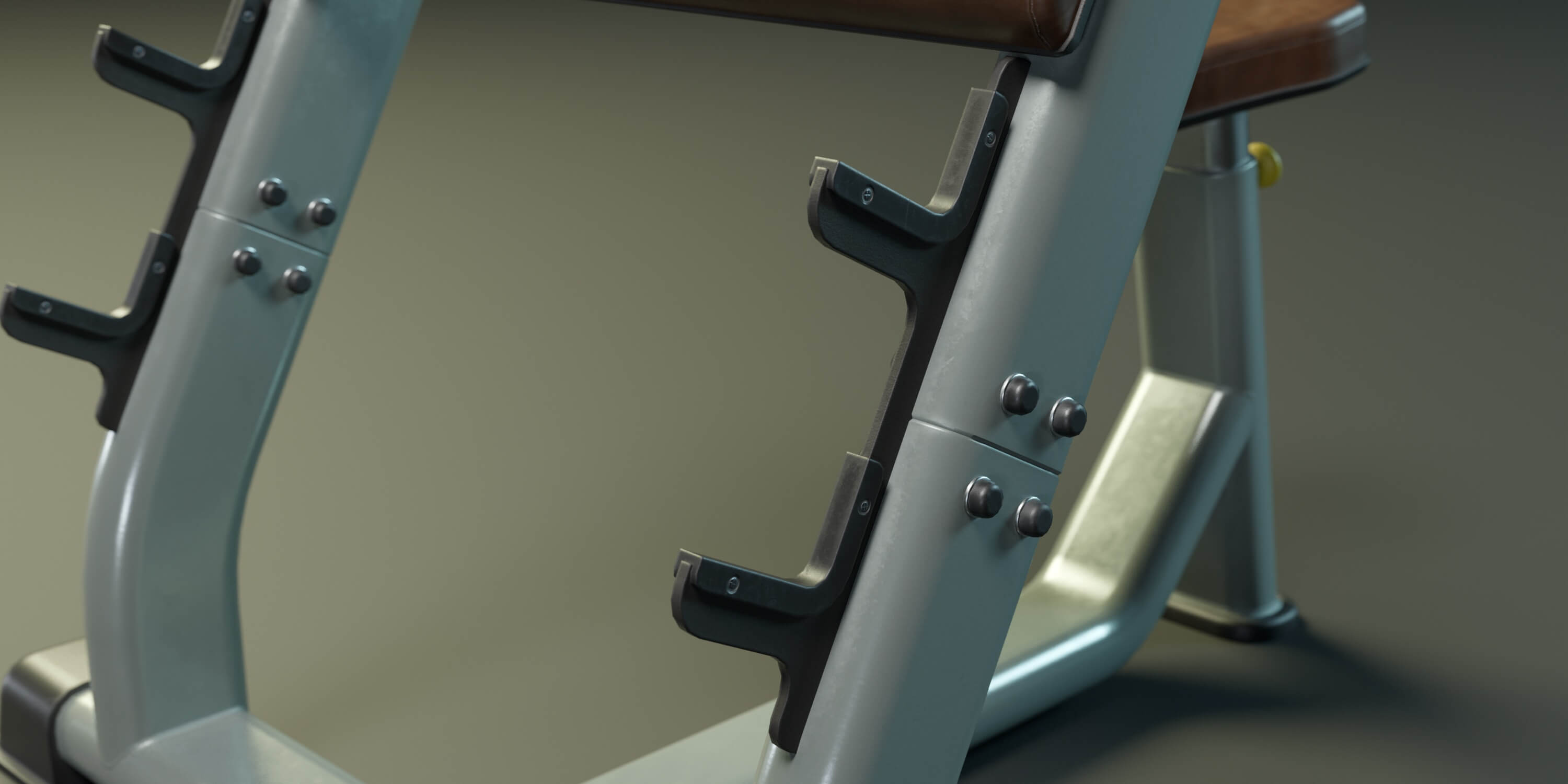 Scott Bench PBR - 3D Model by YuriBarinov