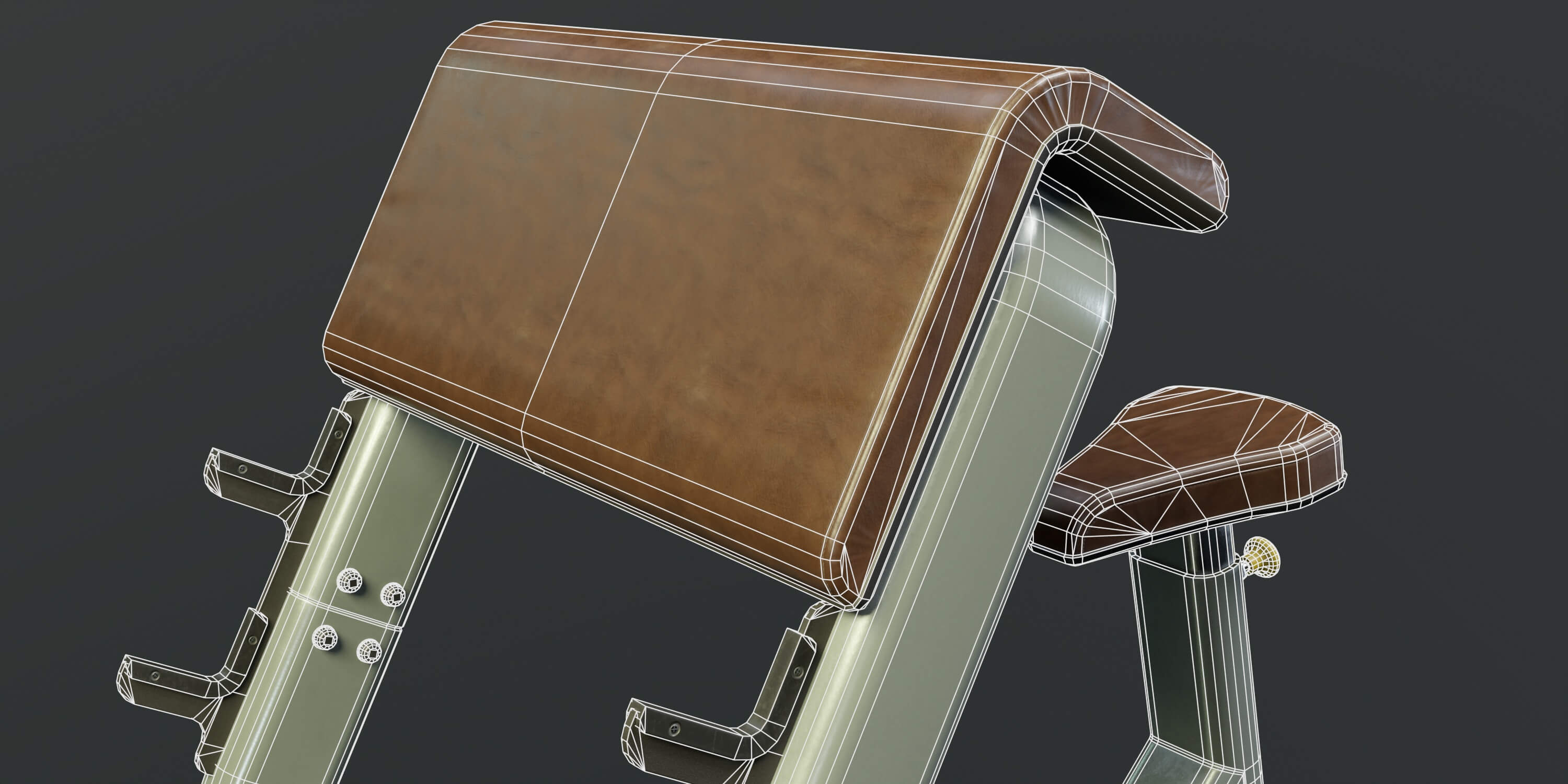 Scott Bench PBR - 3D Model by YuriBarinov