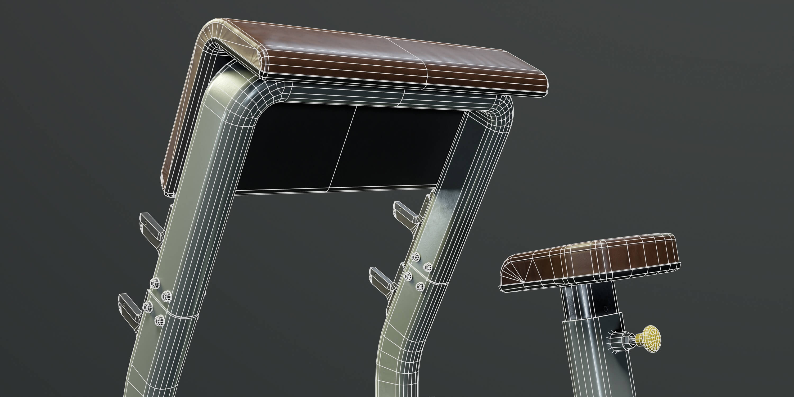 Scott Bench PBR - 3D Model by YuriBarinov