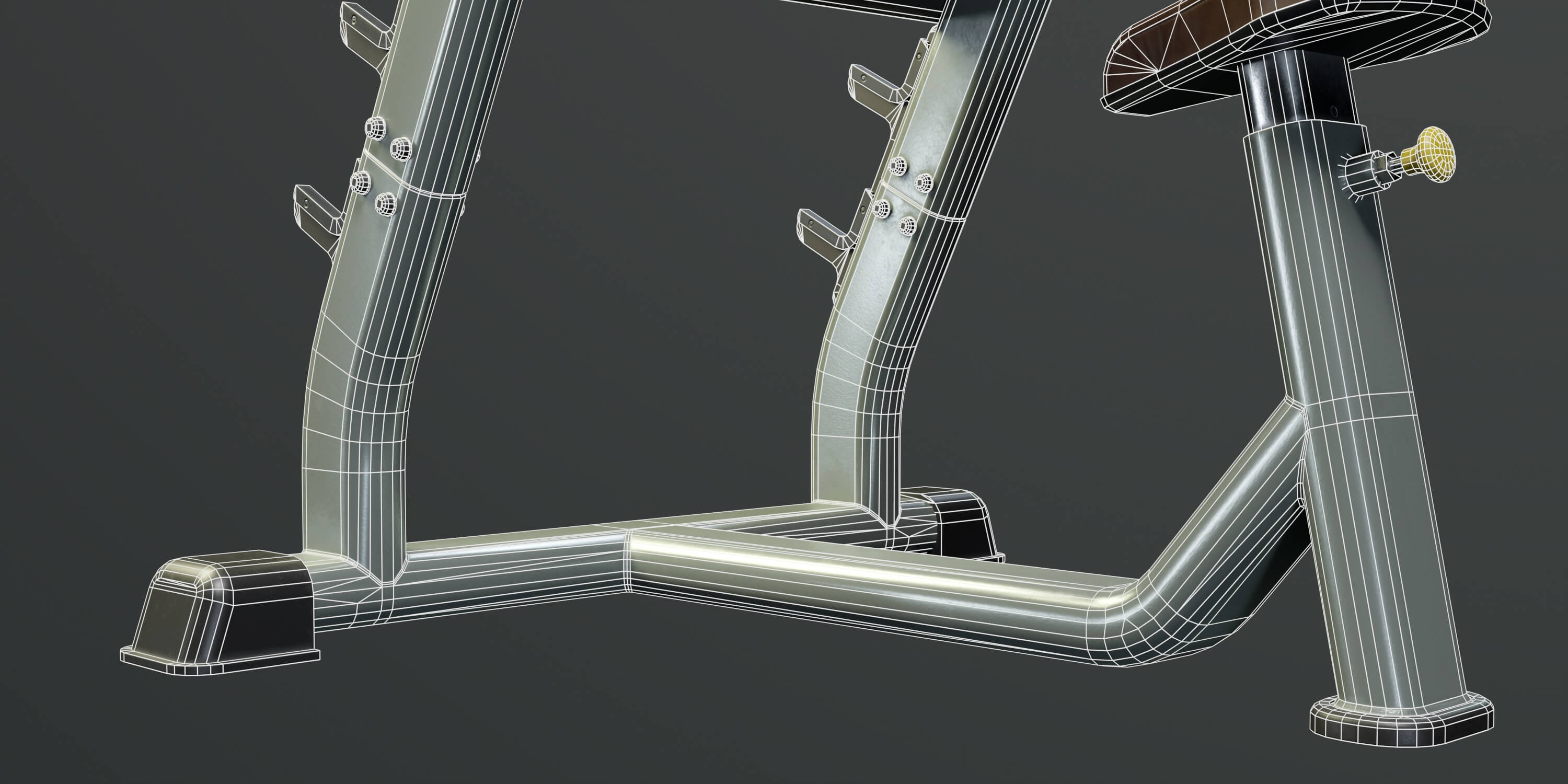 Scott Bench PBR - 3D Model by YuriBarinov