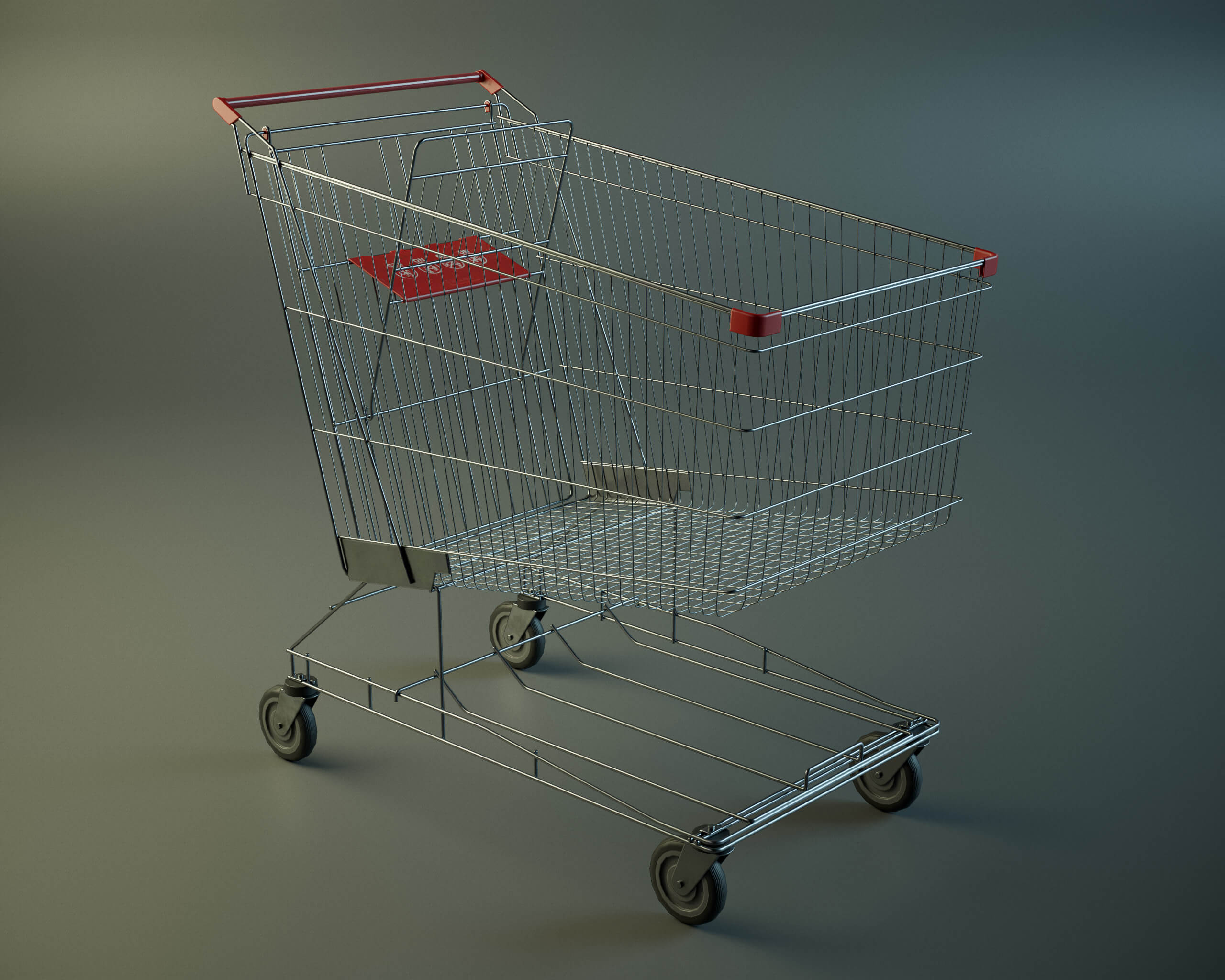 Shopping Cart PBR - 3D Model by YuriBarinov