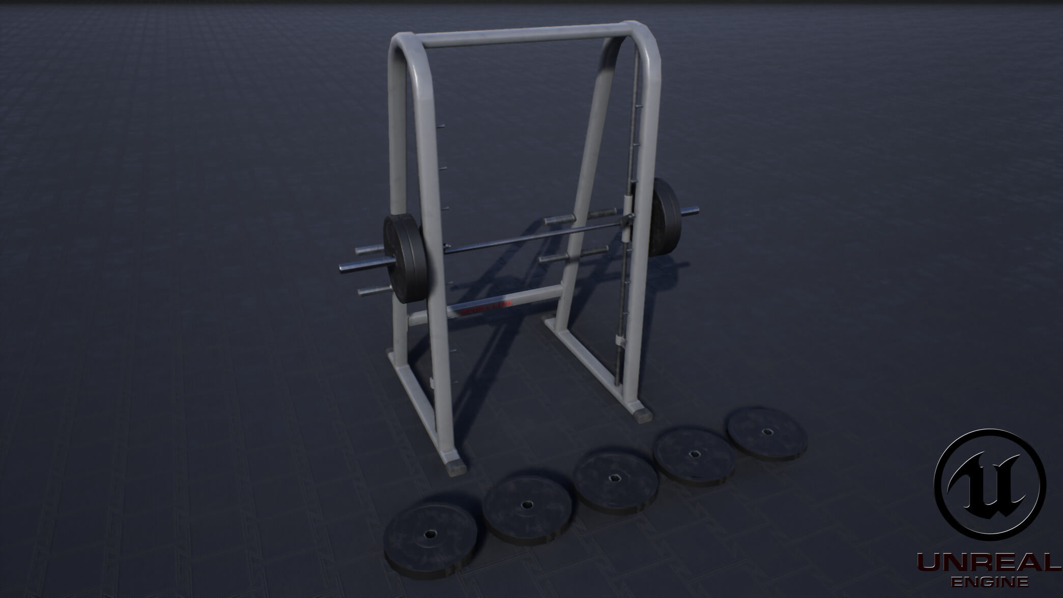 Smith Machine PBR Game Ready - 3D Model by YuriBarinov