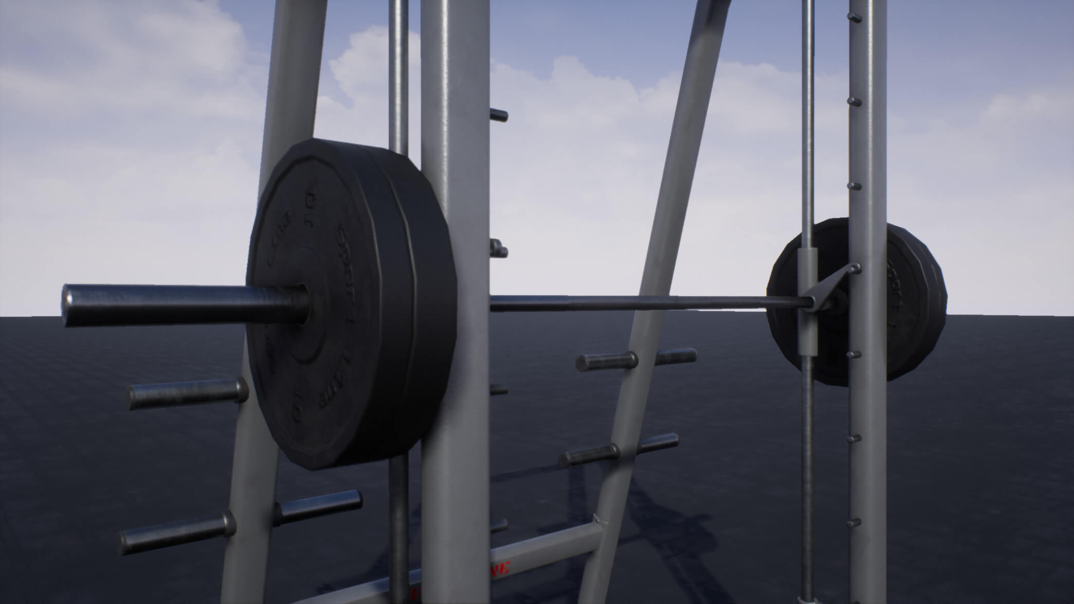 Smith Machine PBR Game Ready - 3D Model by YuriBarinov