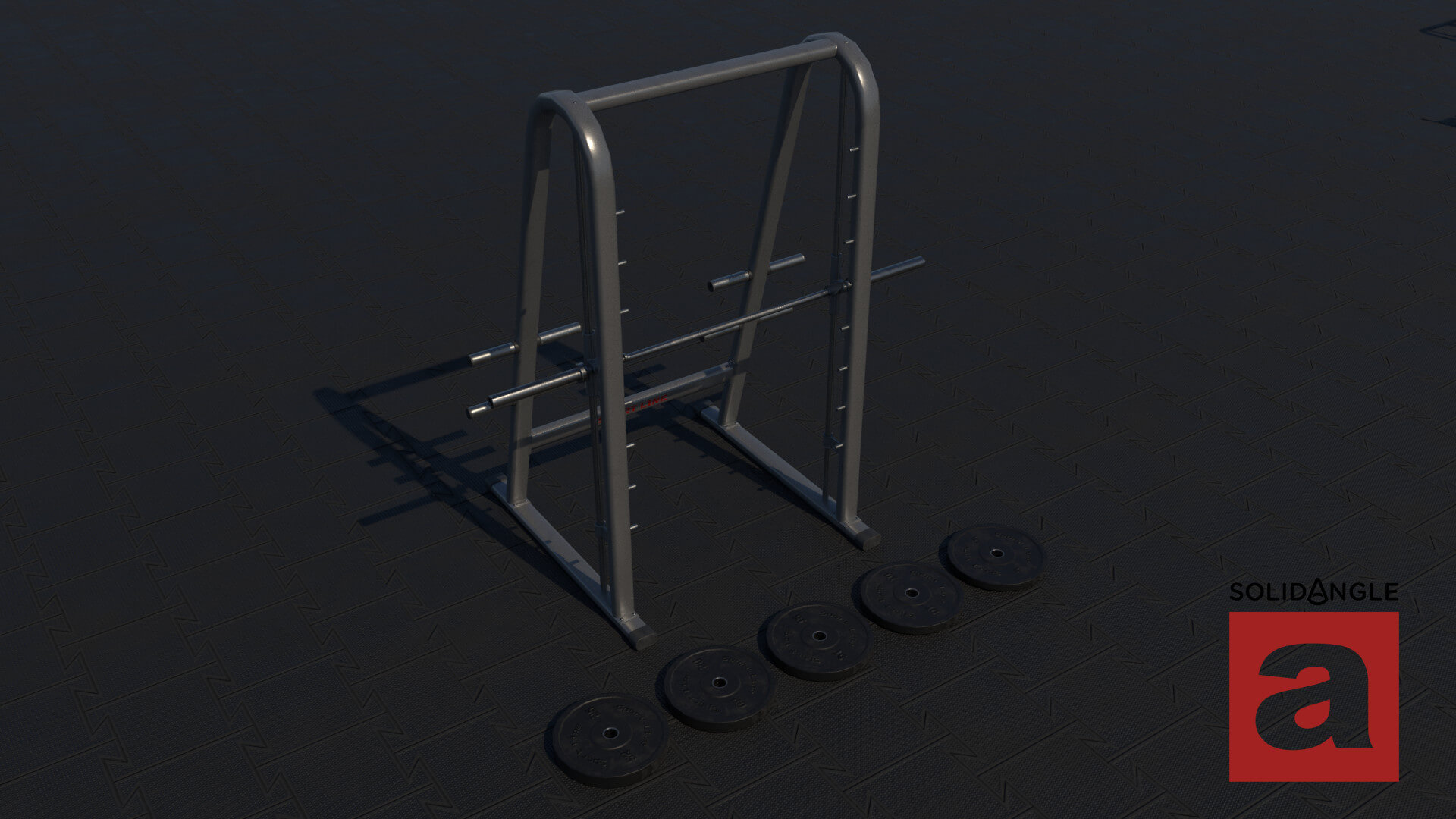 Smith Machine PBR Game Ready - 3D Model by YuriBarinov