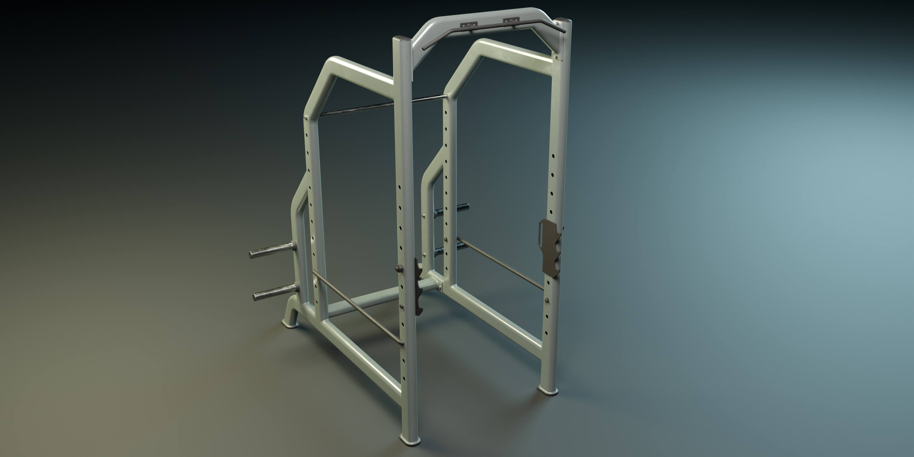 Squat Rack PBR - 3D Model by YuriBarinov