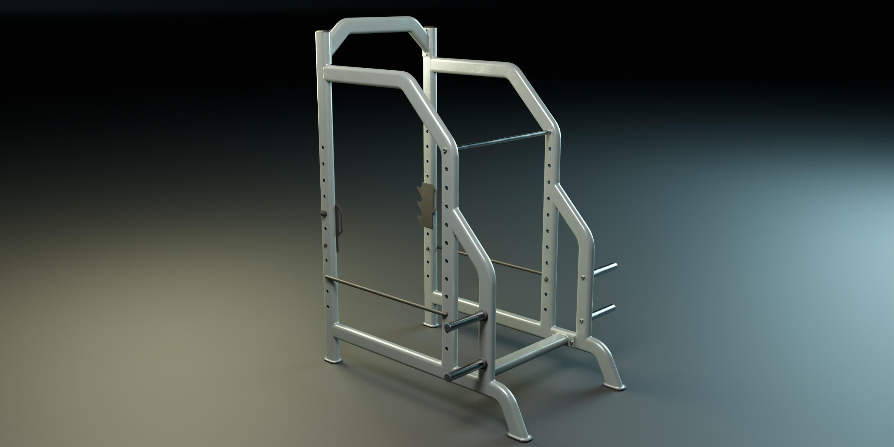 Squat Rack PBR - 3D Model by YuriBarinov