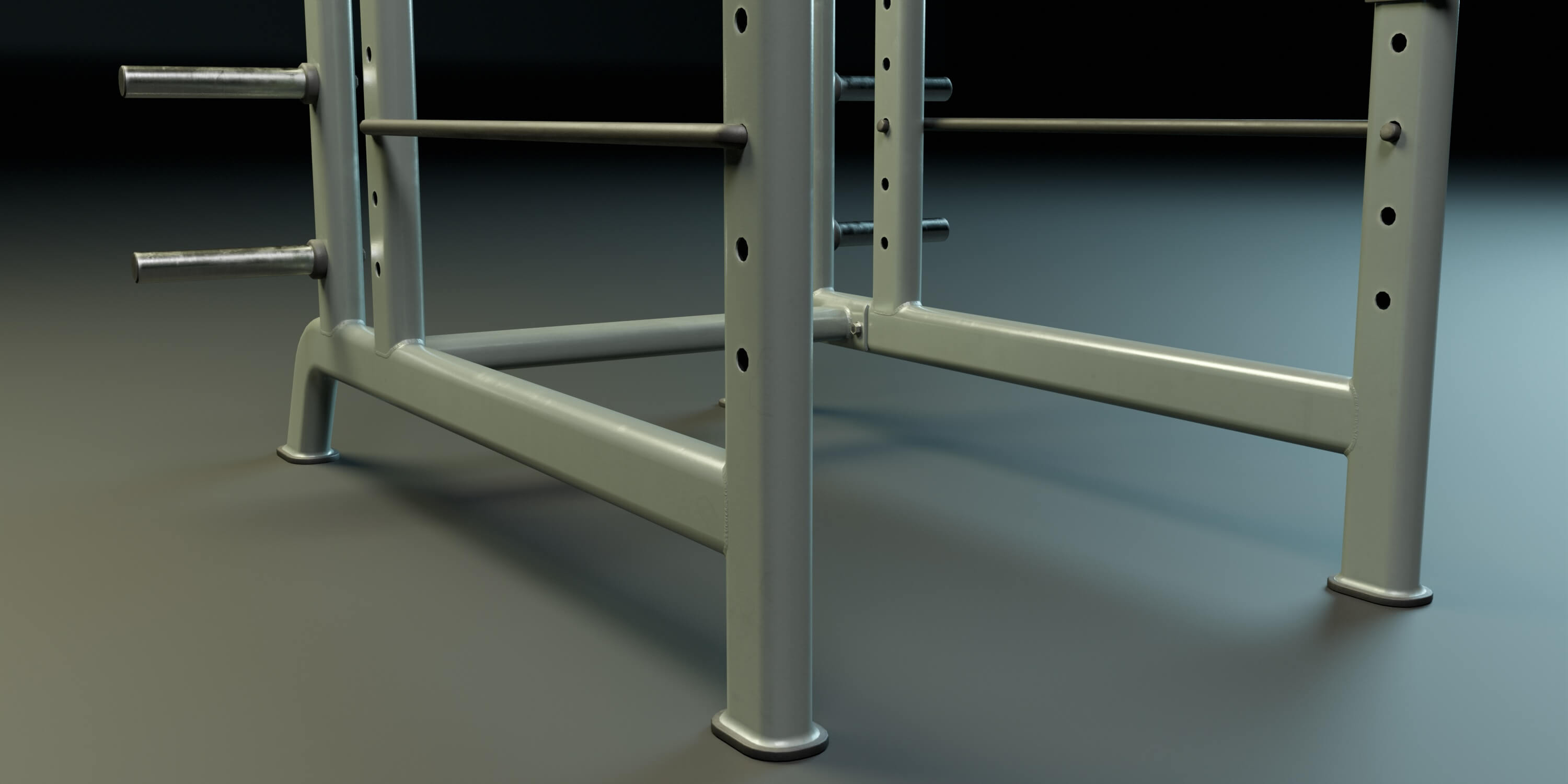 Squat Rack PBR - 3D Model by YuriBarinov