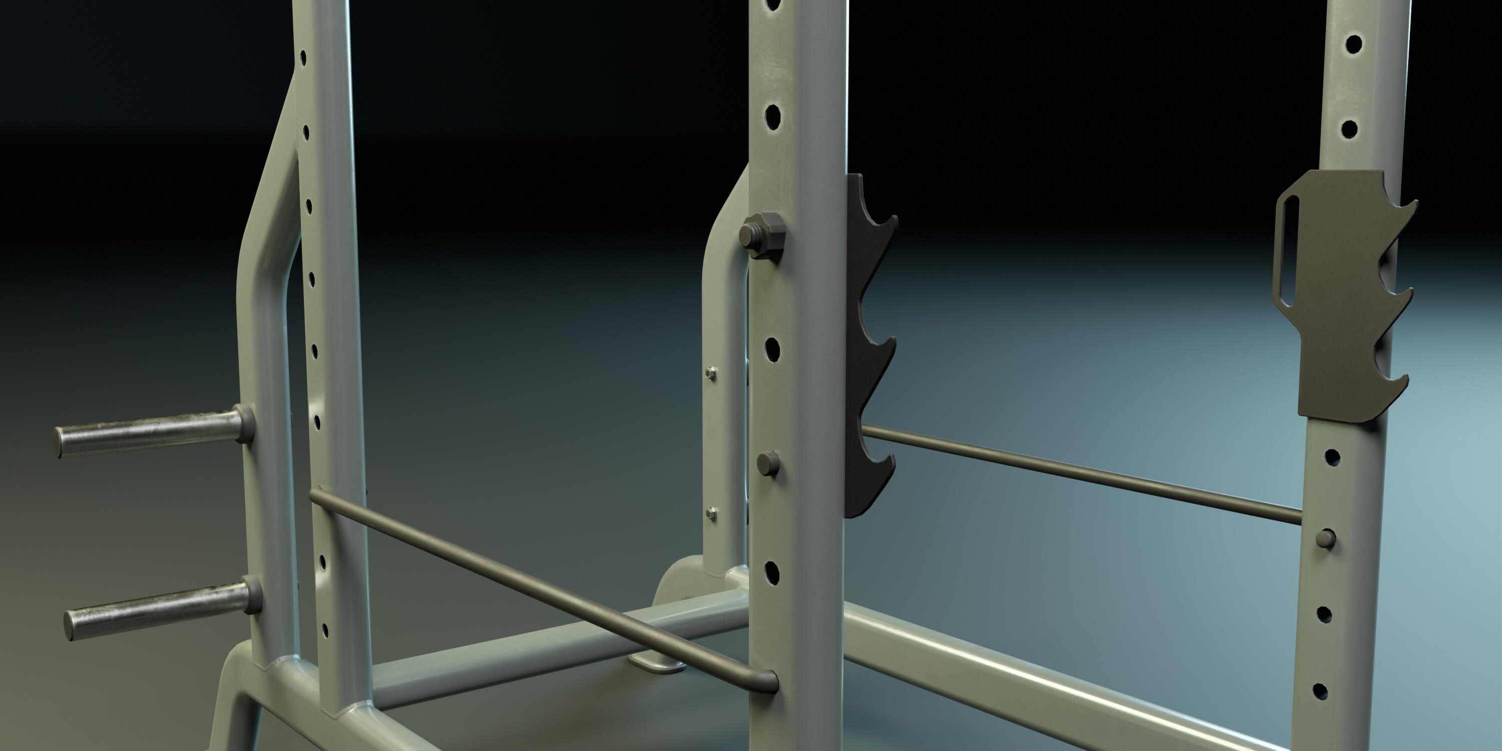 Squat Rack PBR - 3D Model by YuriBarinov