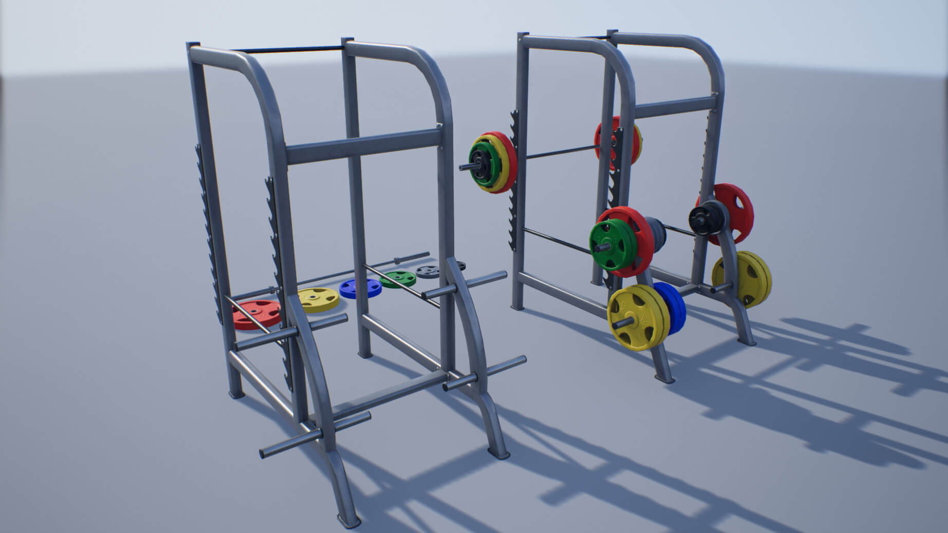 Squat Rack - 3D Model by YuriBarinov