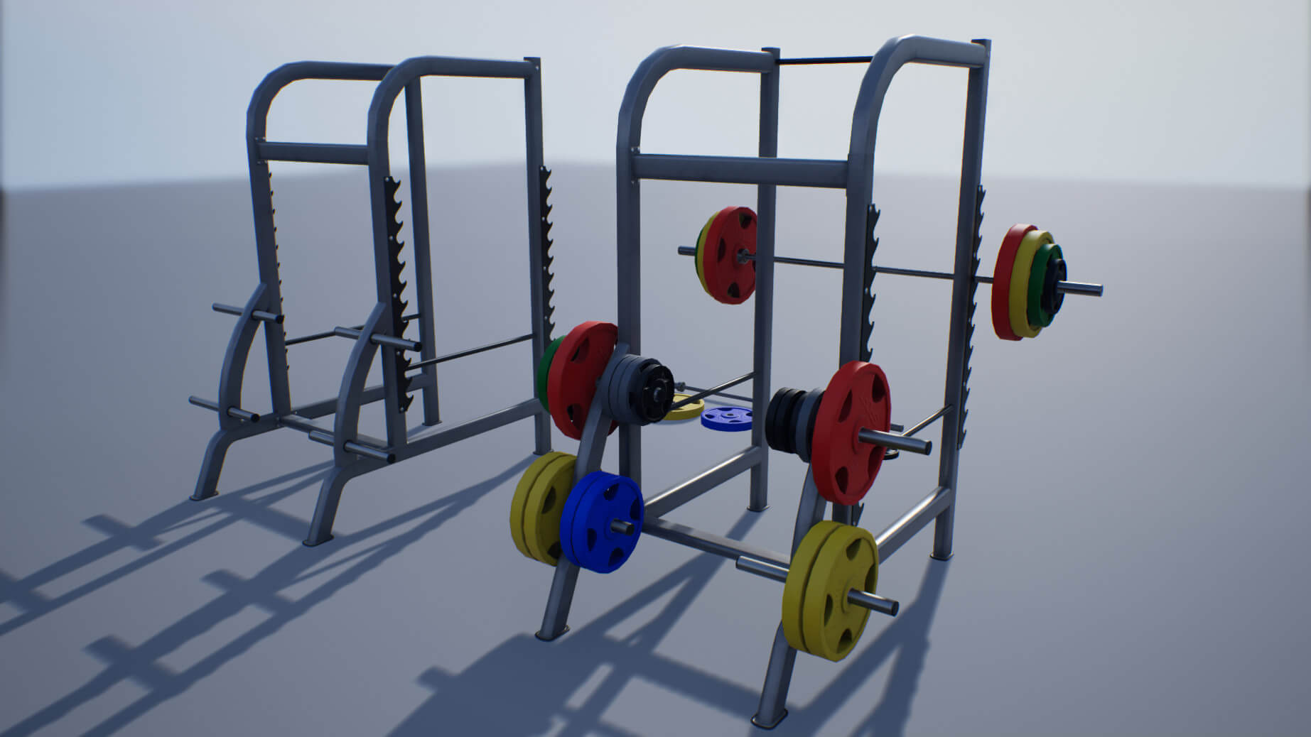 Squat Rack - 3D Model by YuriBarinov
