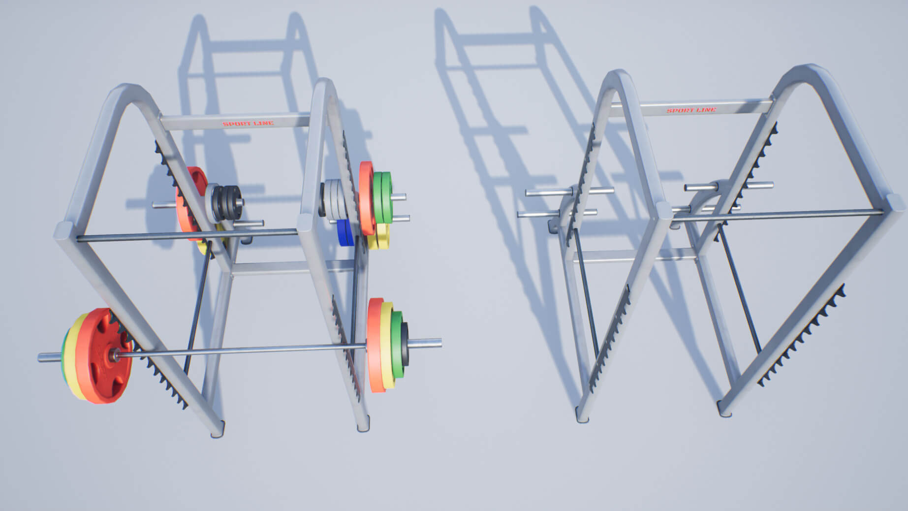 Squat Rack - 3D Model by YuriBarinov