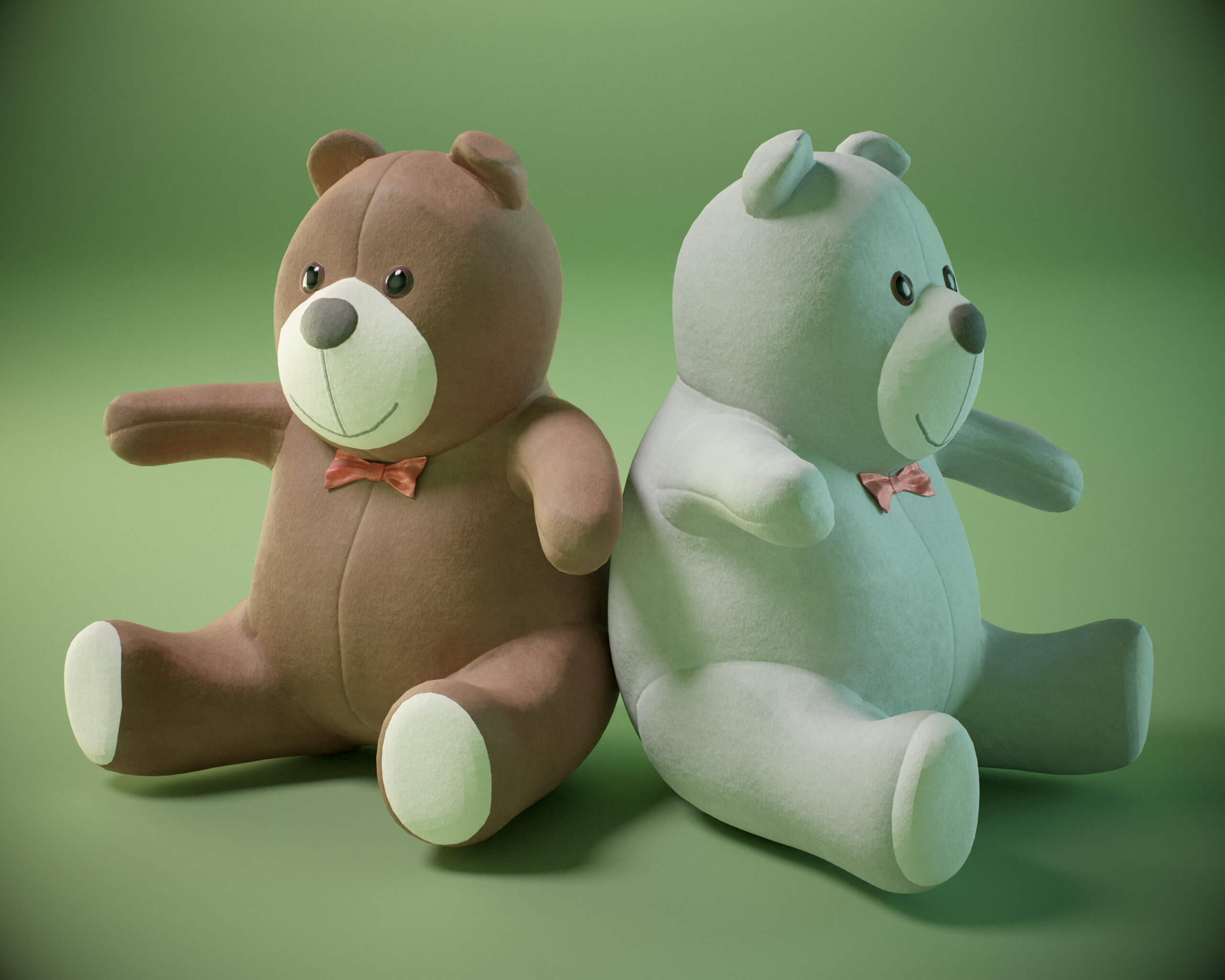 Teddy Bear Toy - 3D Model by YuriBarinov