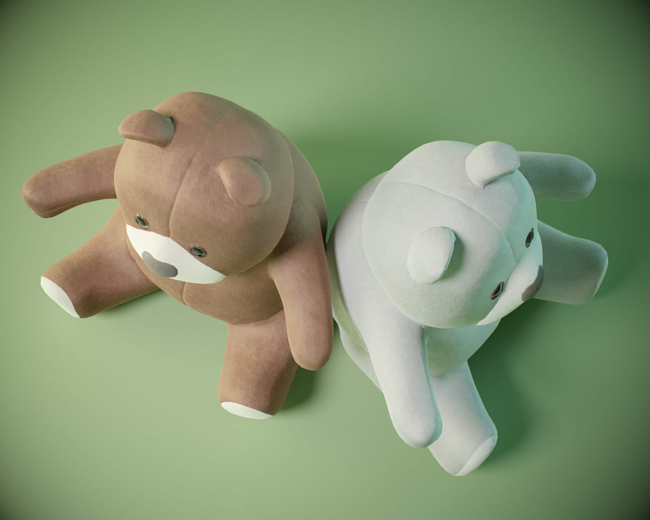 Teddy Bear Toy - 3D Model by YuriBarinov