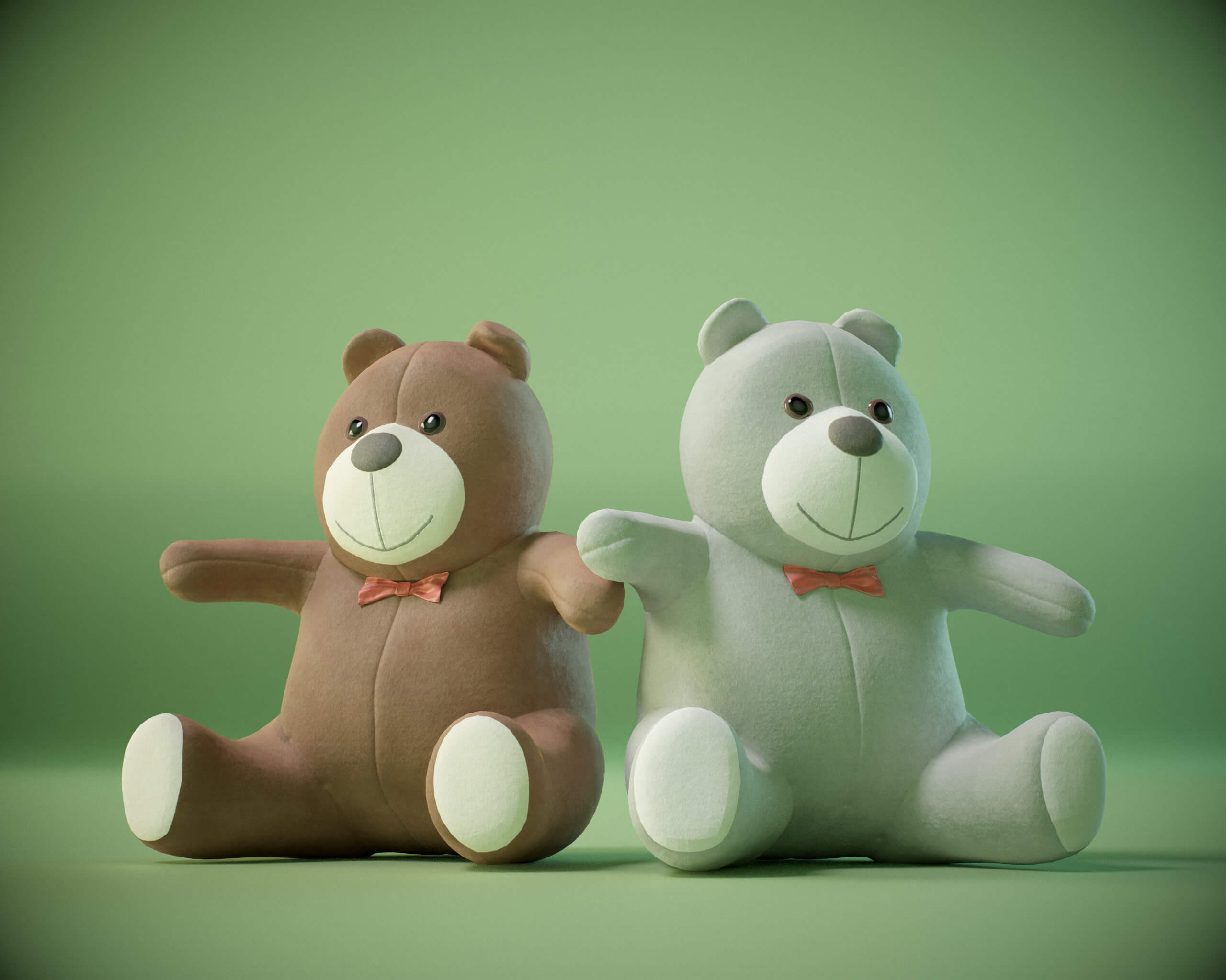 Teddy Bear Toy - 3D Model by YuriBarinov