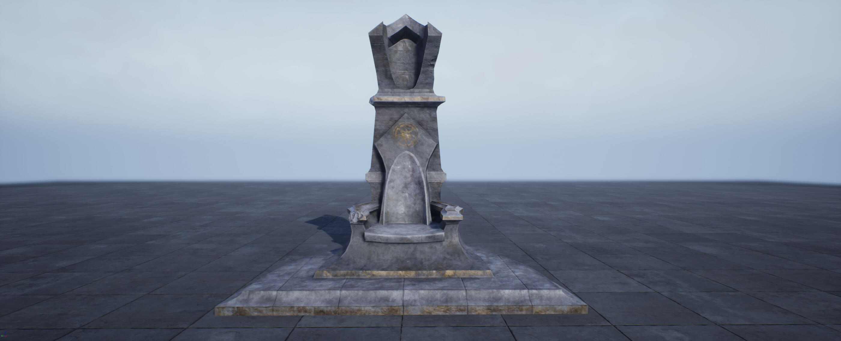 Throne - 3D Model by YuriBarinov