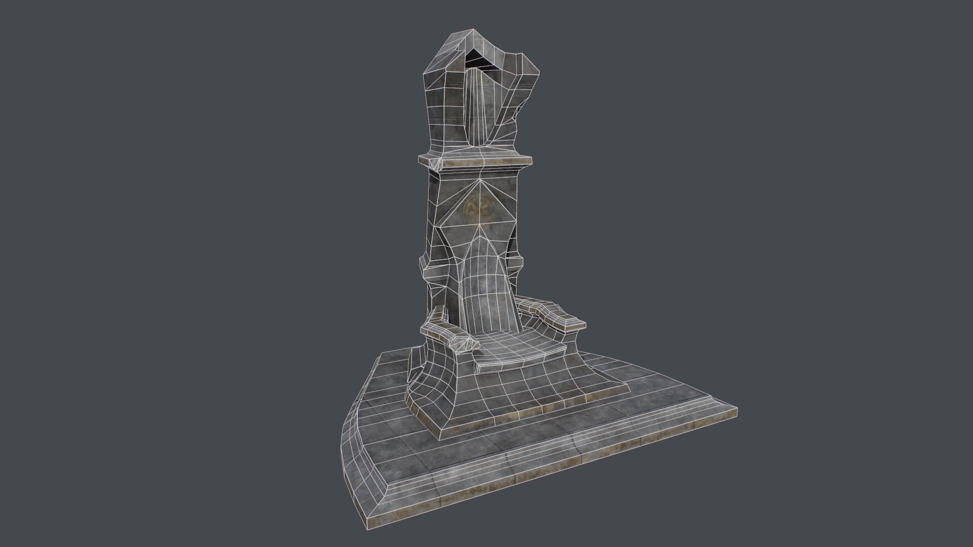 Throne - 3D Model by YuriBarinov