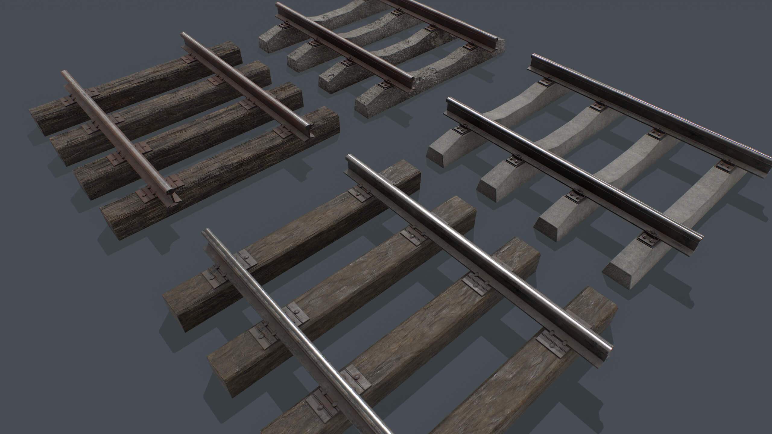 Train Bogie PBR - 3D Model by YuriBarinov