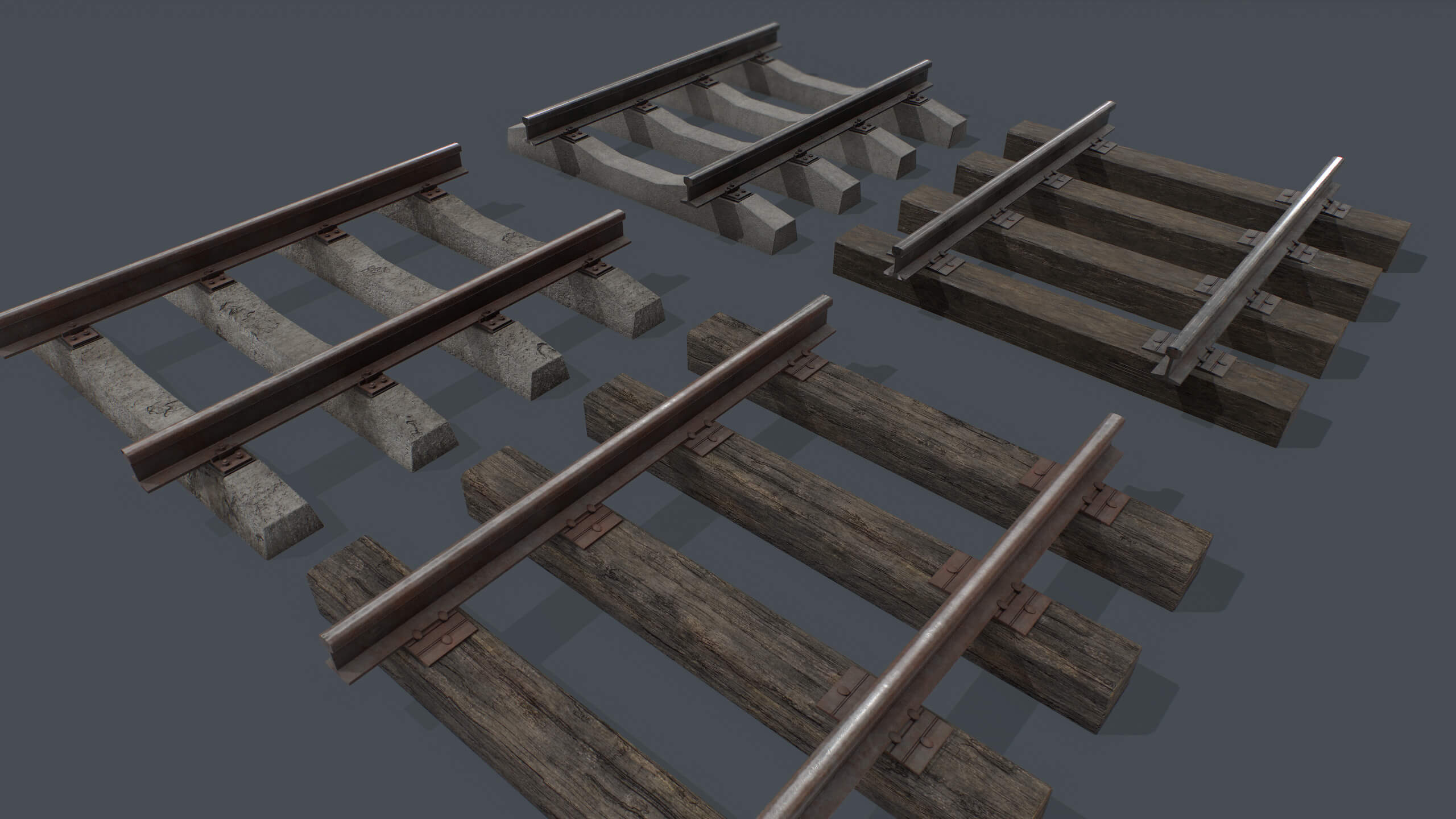 Train Bogie PBR - 3D Model by YuriBarinov