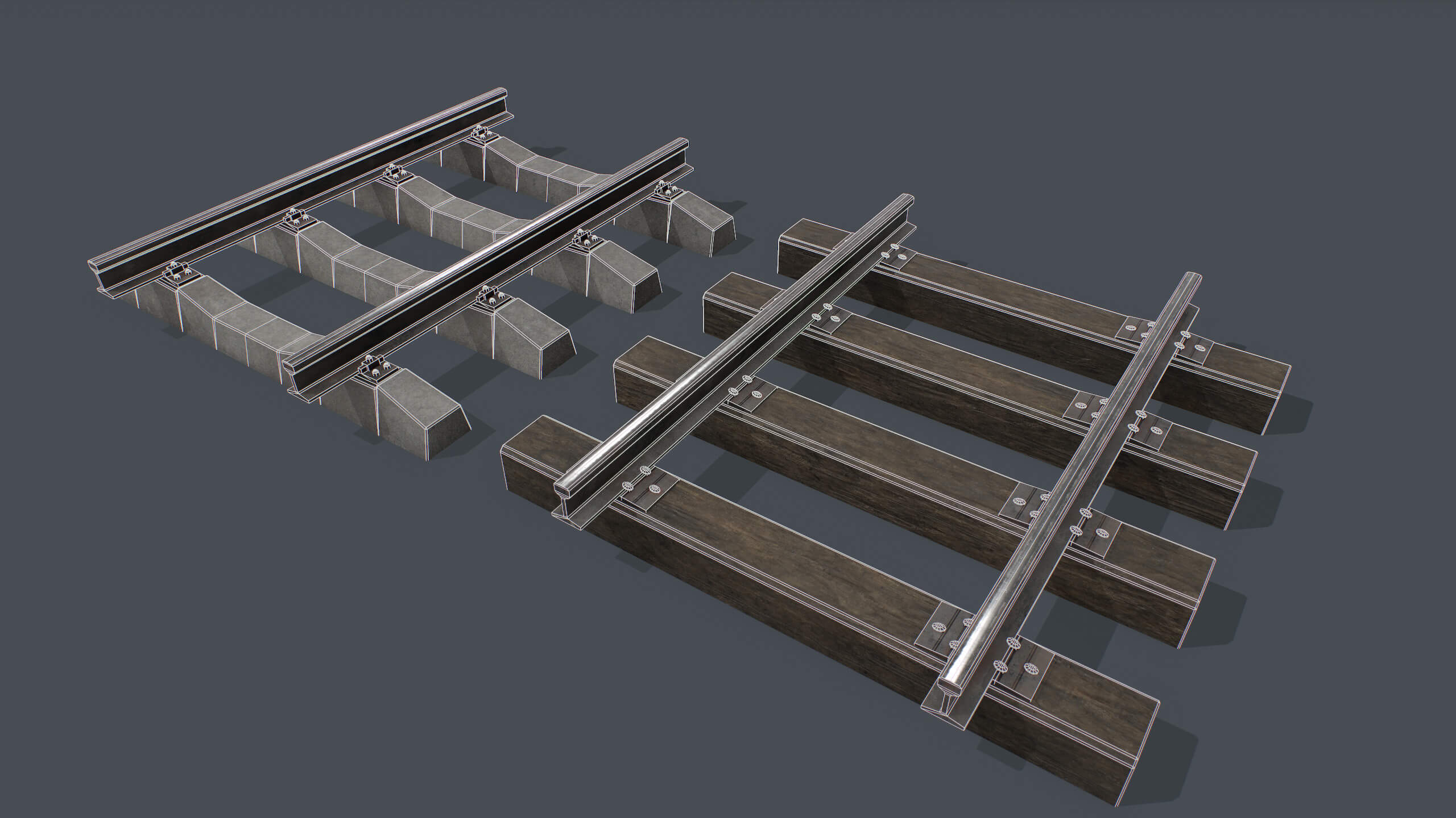 Train Bogie PBR - 3D Model by YuriBarinov