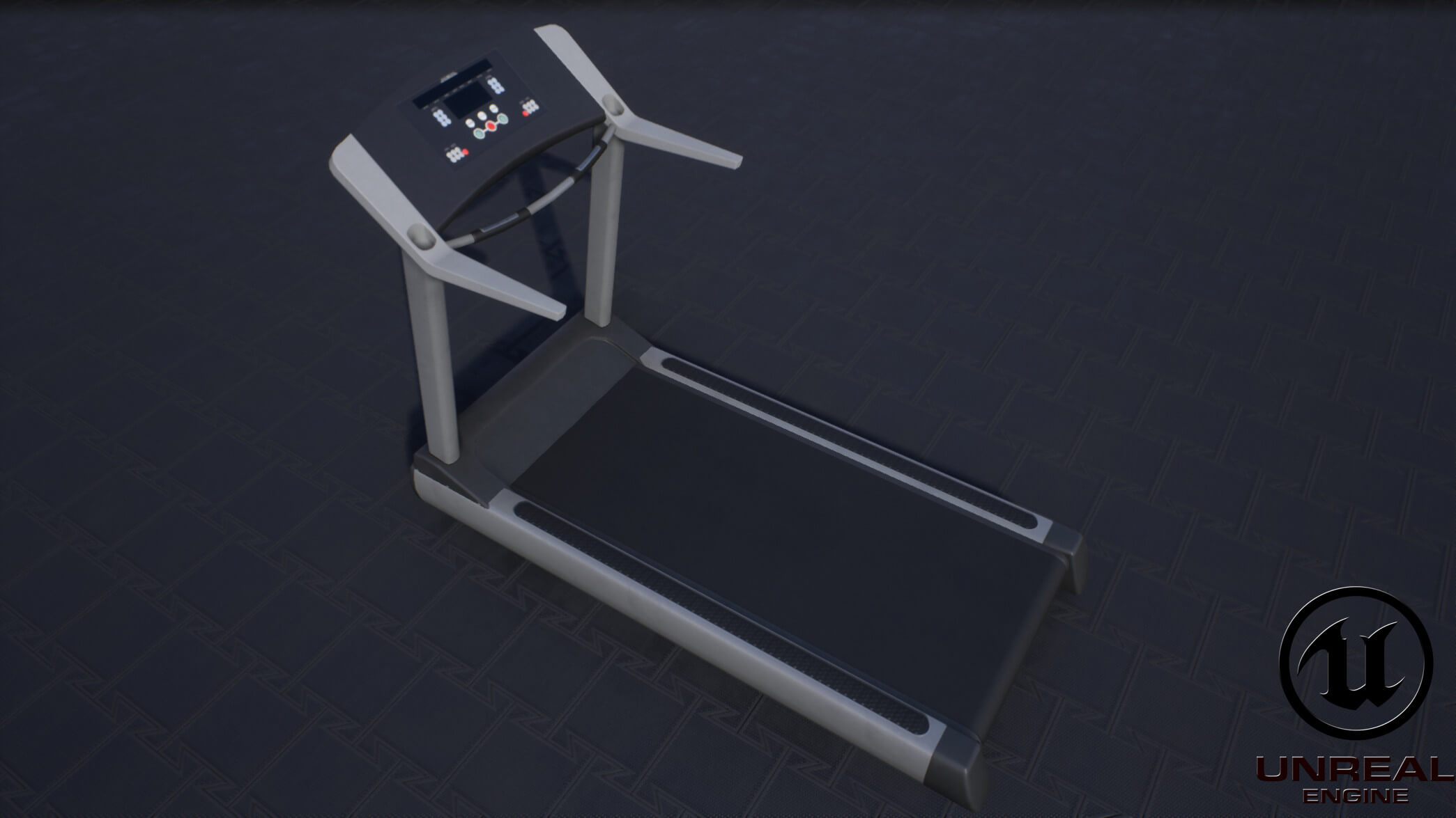 Treadmill PBR Game Ready - 3D Model by YuriBarinov