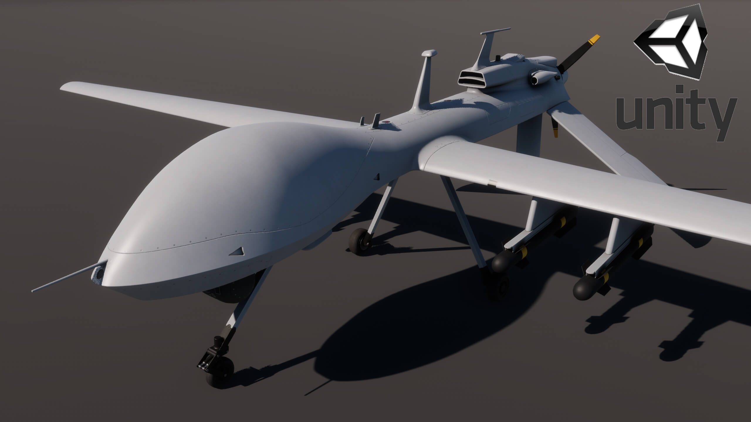 UAV MQ-1C Gray Eagle PBR 3D Model by YuriBarinov