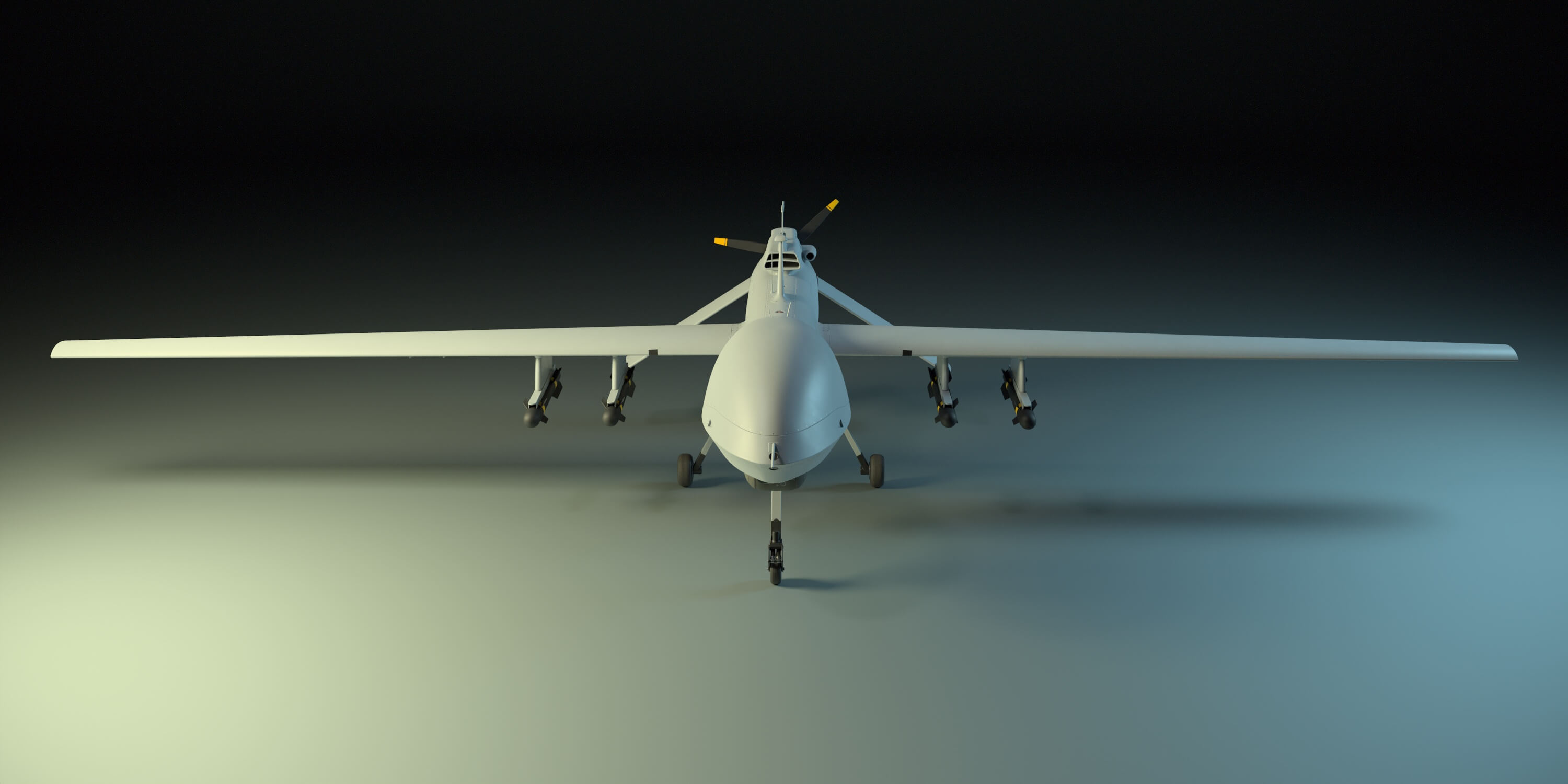 UAV MQ-1C Gray Eagle PBR 3D Model by YuriBarinov