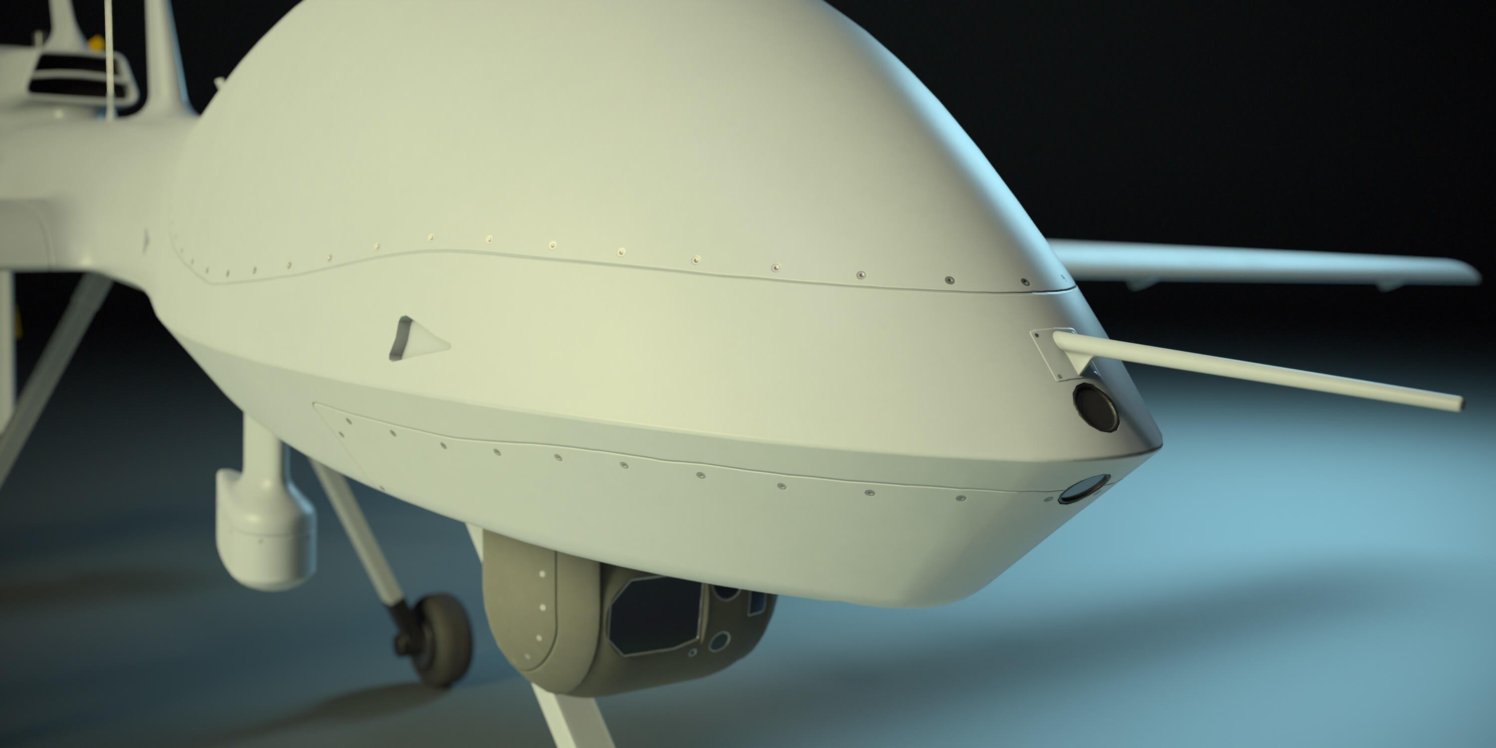 UAV MQ-1C Gray Eagle PBR 3D Model by YuriBarinov