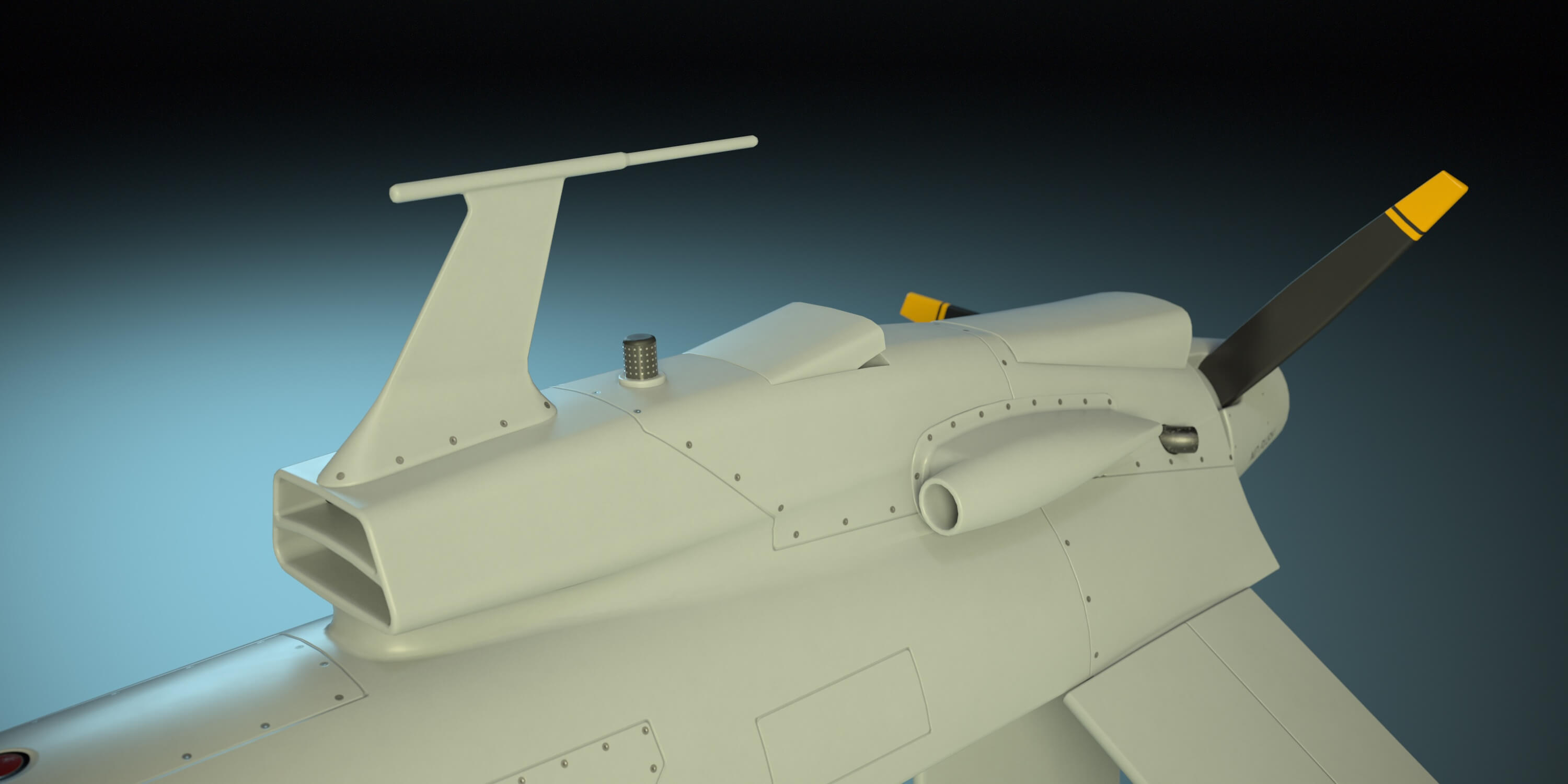 UAV MQ-1C Gray Eagle PBR 3D Model by YuriBarinov