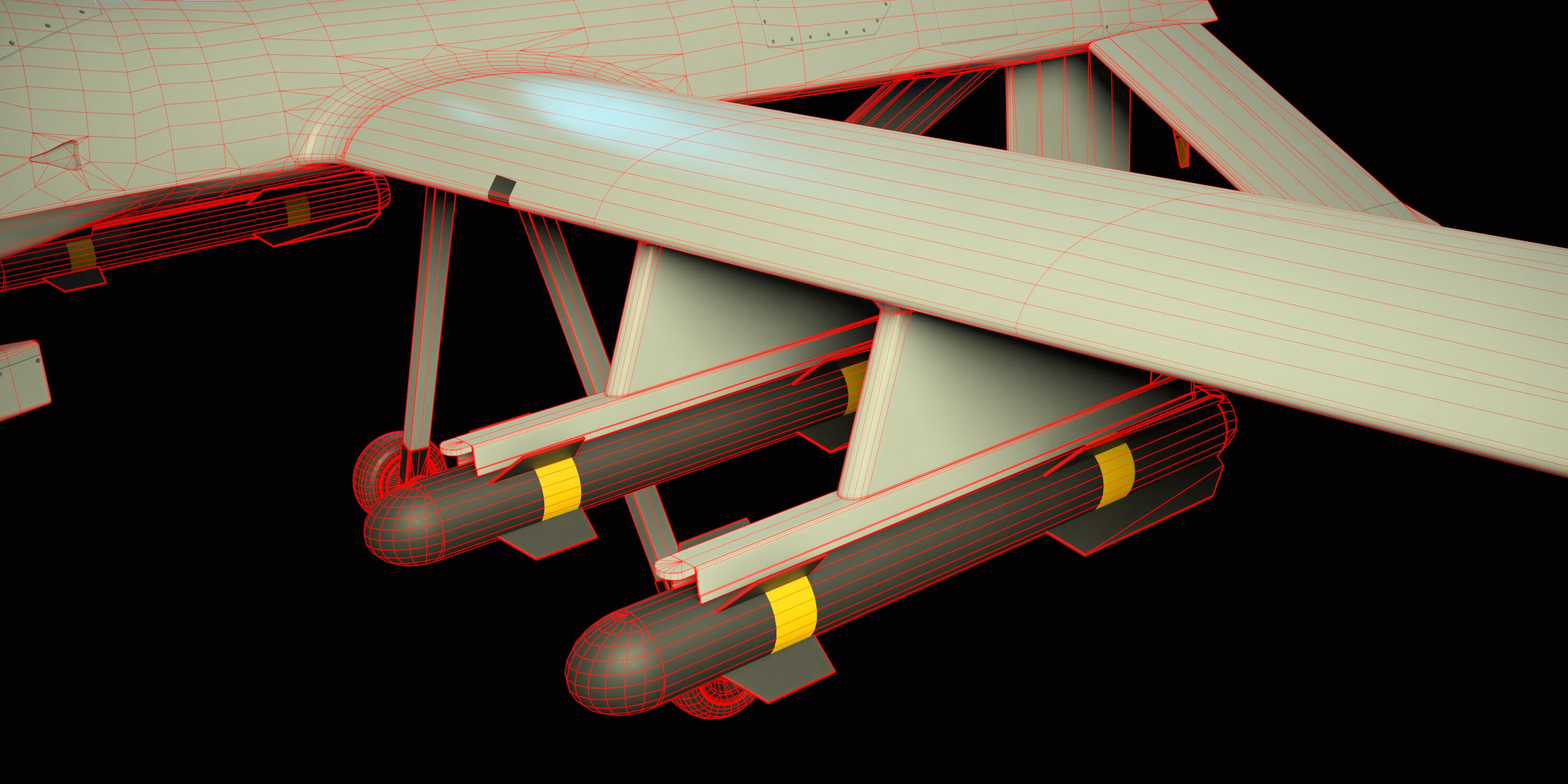 UAV MQ-1C Gray Eagle PBR 3D Model by YuriBarinov