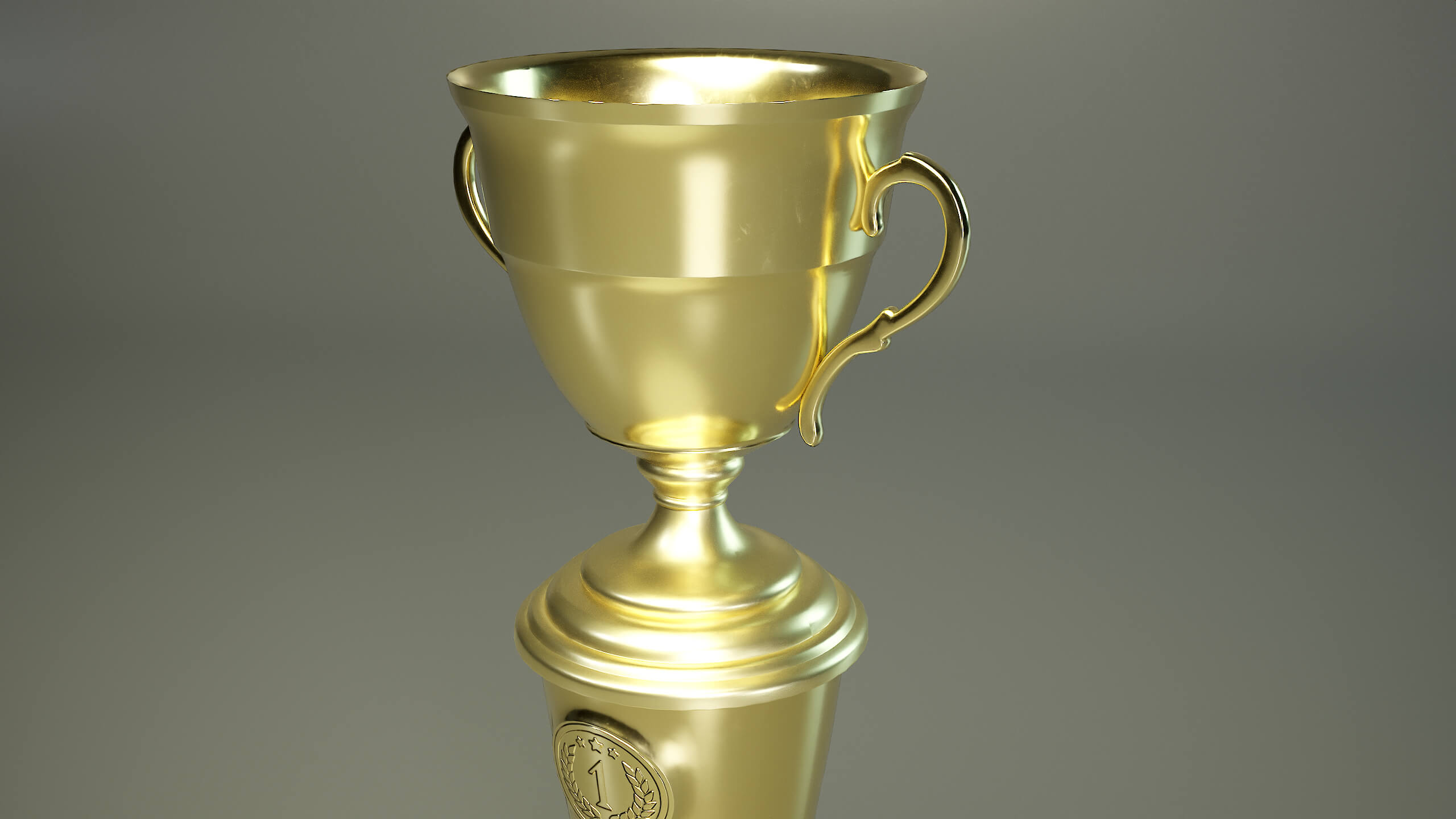 Winner Cup Set PBR - 3D Model by YuriBarinov