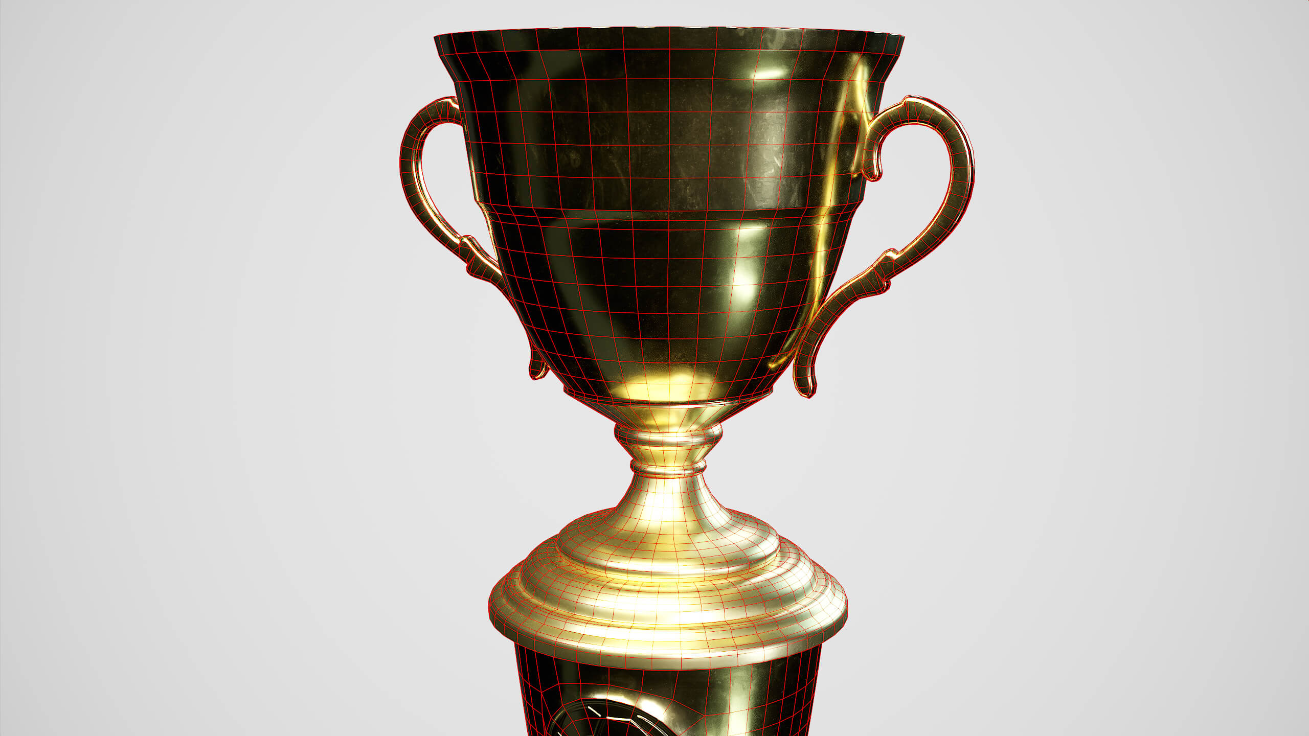 Winner Cup Set PBR - 3D Model by YuriBarinov