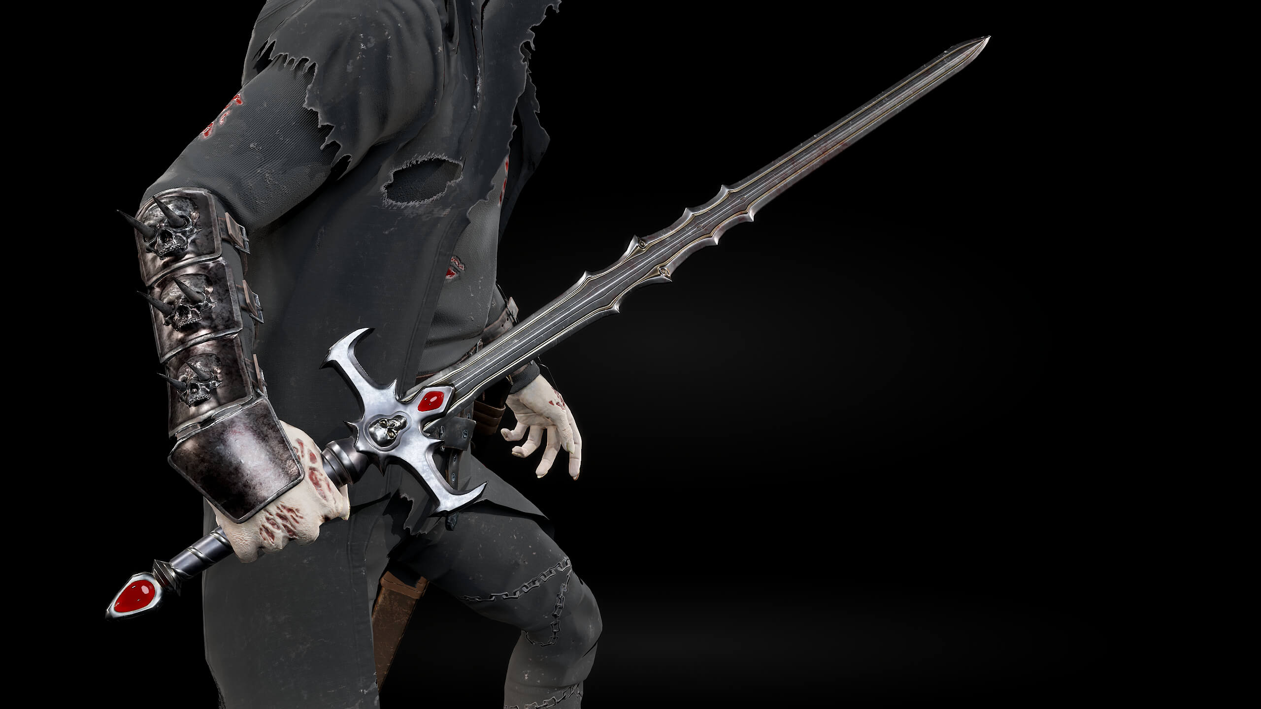 Death with a Sword - 3D Model by YuriiB