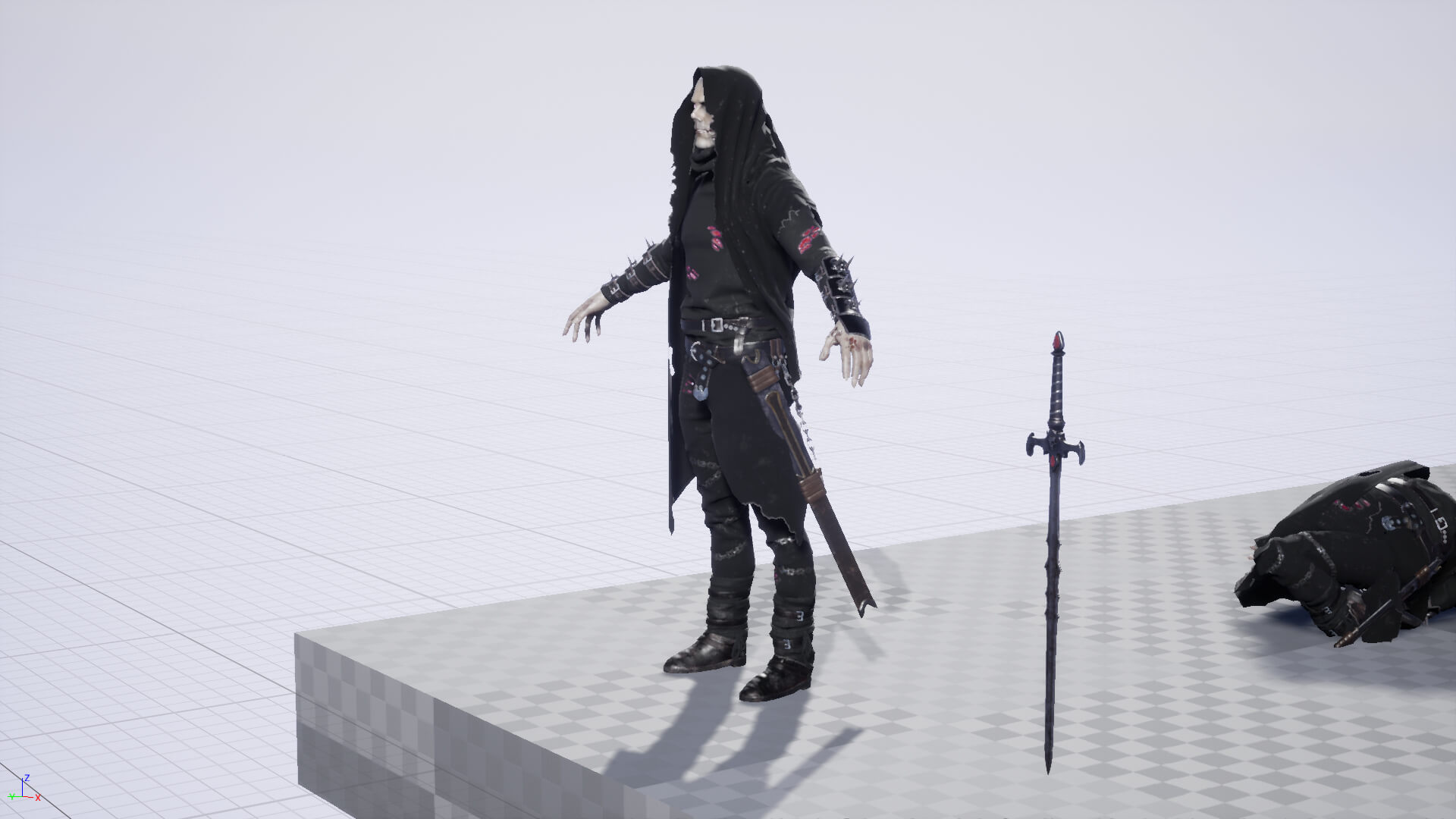 Death with a Sword - 3D Model by YuriiB