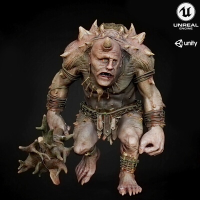 Forest Monster 3 - 3D Model by YuriiB