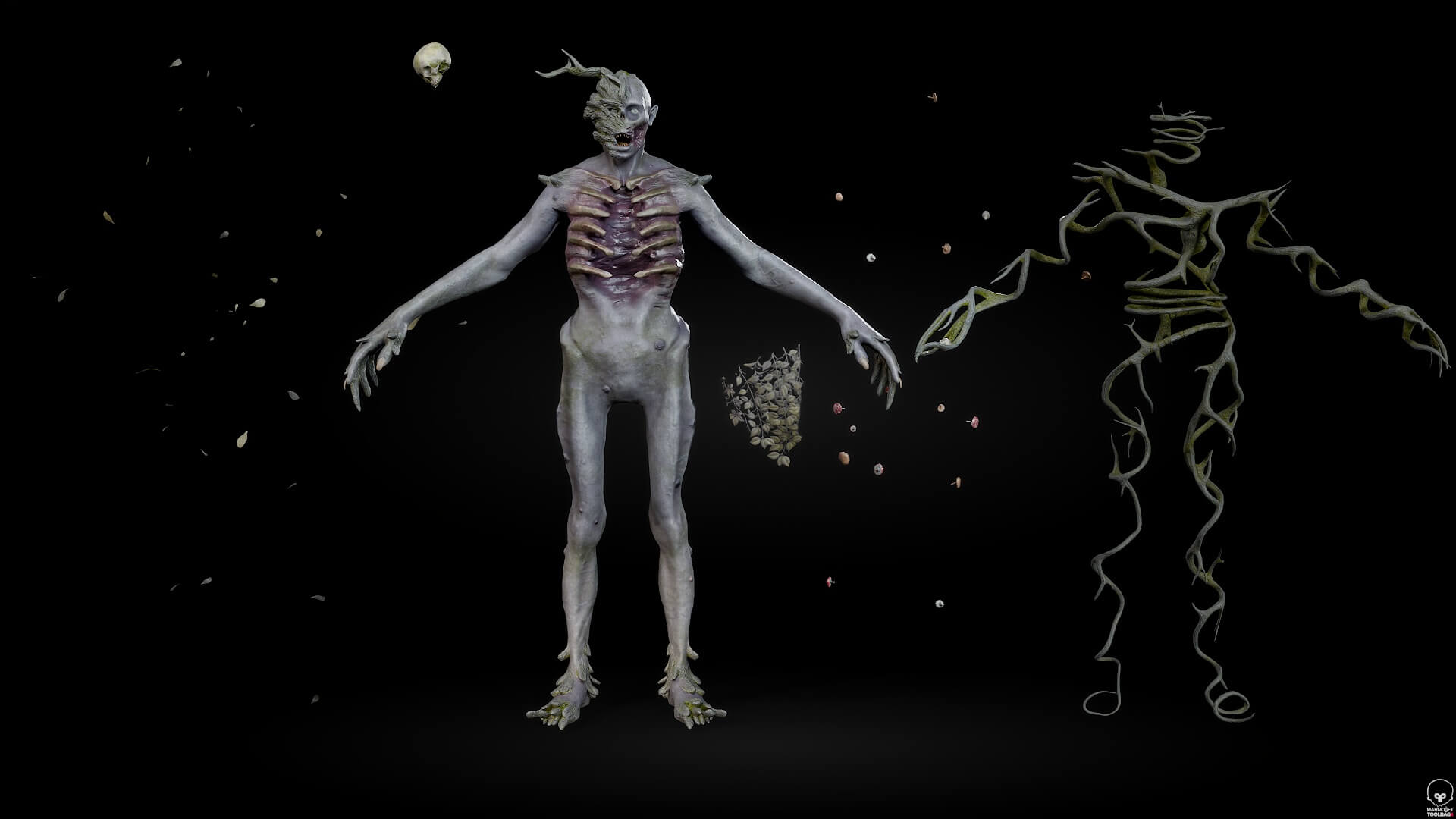 ForestMonster2 - 3D Model by YuriiB