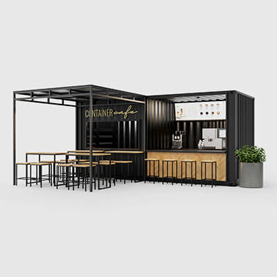 Container Cafe - 3D Model by yurry