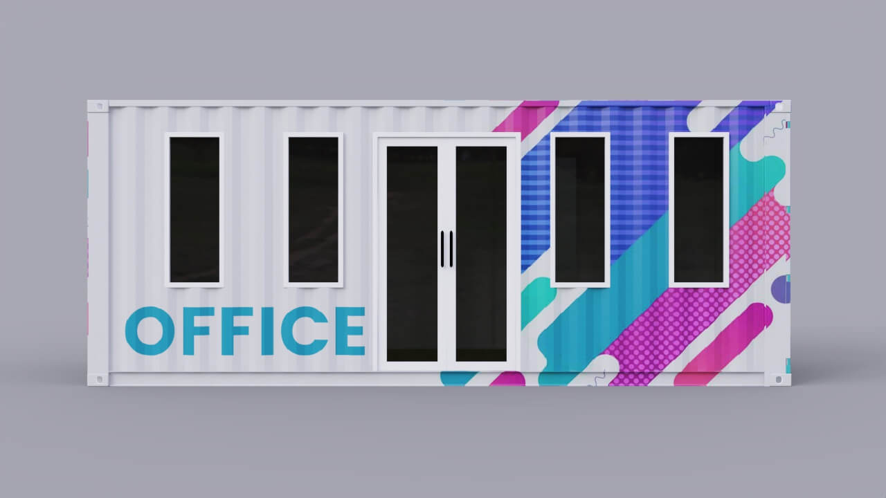 Container Office - 3D Model by yurry