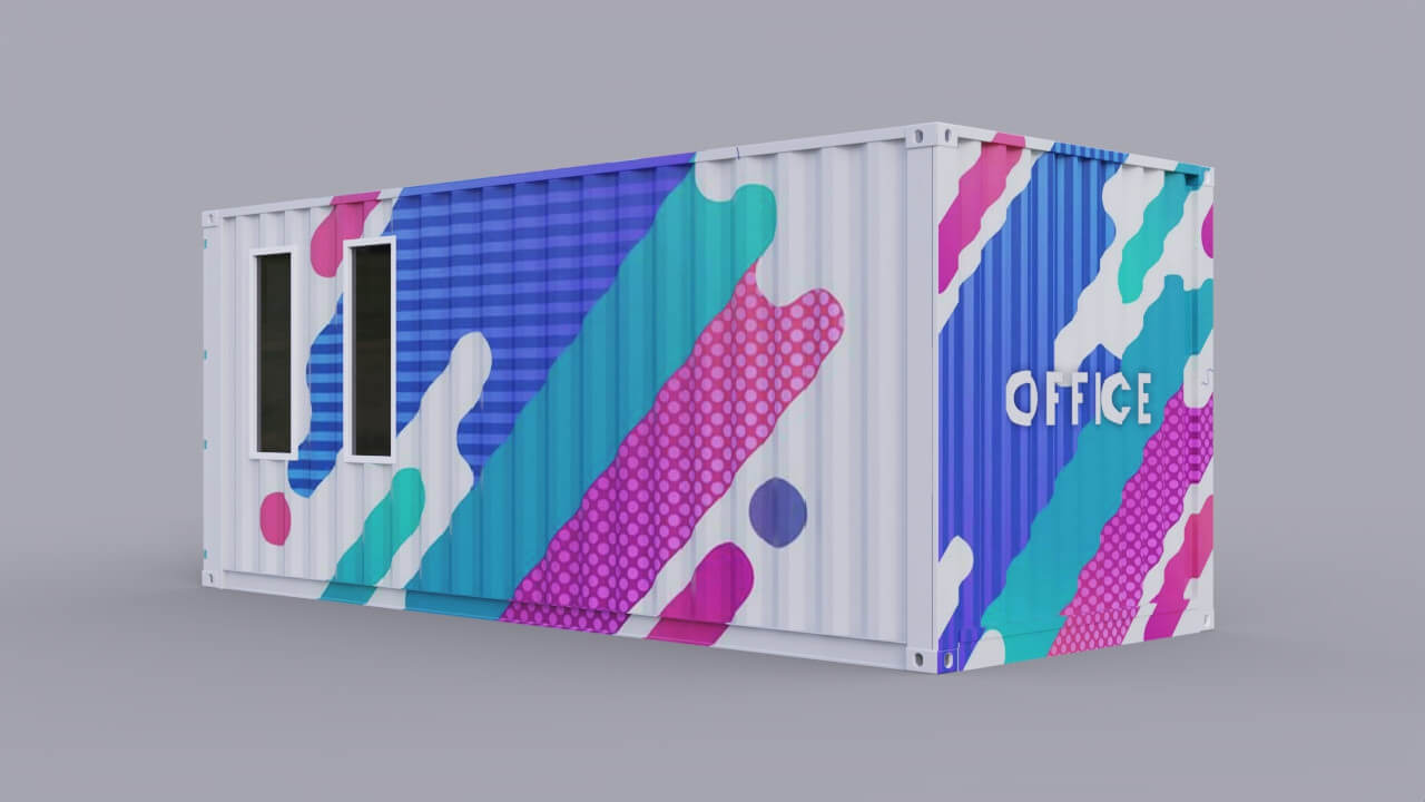 Container Office - 3D Model by yurry