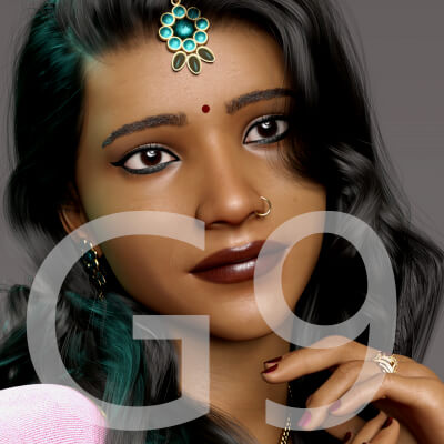 Priya Character Morph for Genesis 9 - Daz Content by zaap