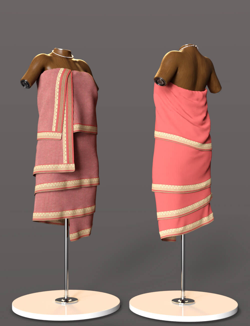 dForce Indian Tribe Sari and Jewl for G8 and 8.1 Female - Daz Content by zaap