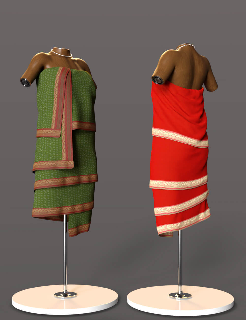 dForce Indian Tribe Sari and Jewl for G8 and 8.1 Female - Daz Content by zaap