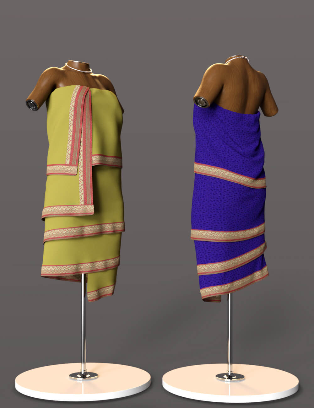 dForce Indian Tribe Sari and Jewl for G8 and 8.1 Female - Daz Content by zaap