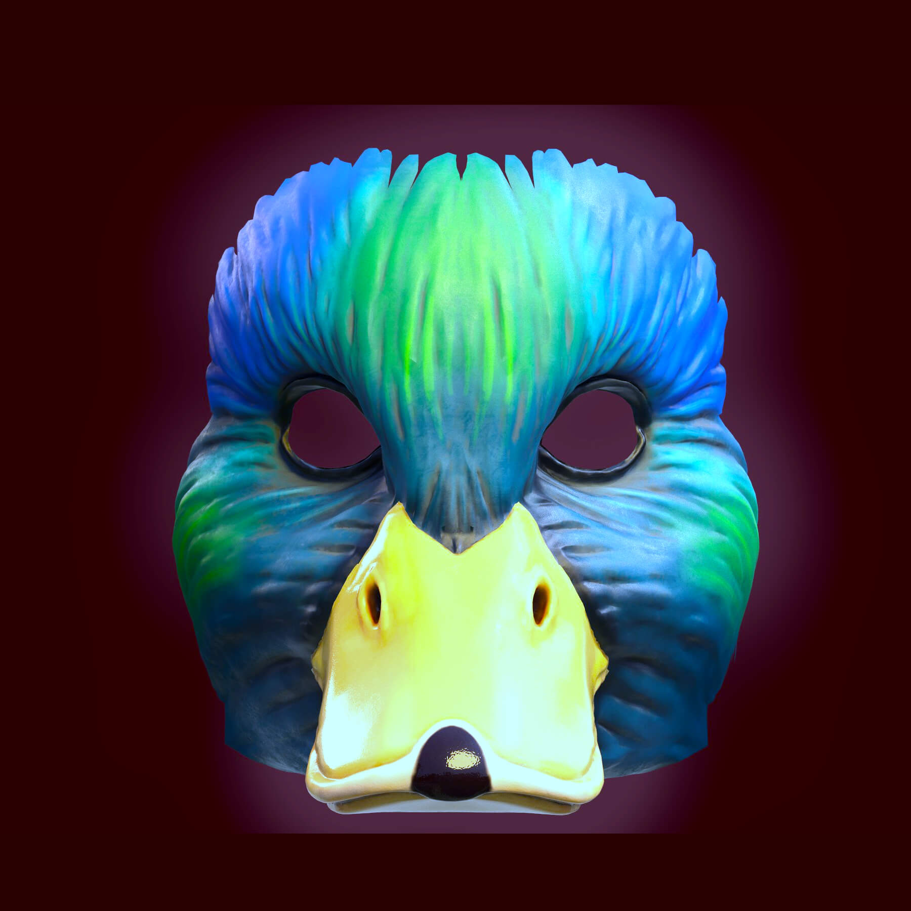 Duck Mask costume - 3D Model by zaider3d