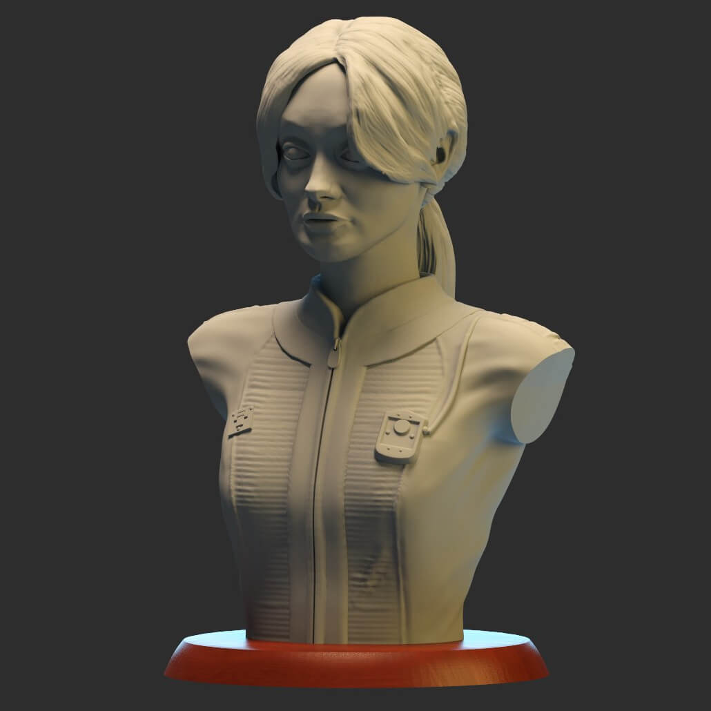 Lucy Mack Bust Fallout. Ella Purnell Bust Fallout - 3D Print Model by ...