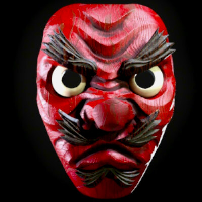 Tengu Mask Costume - 3D Model by zaider3d
