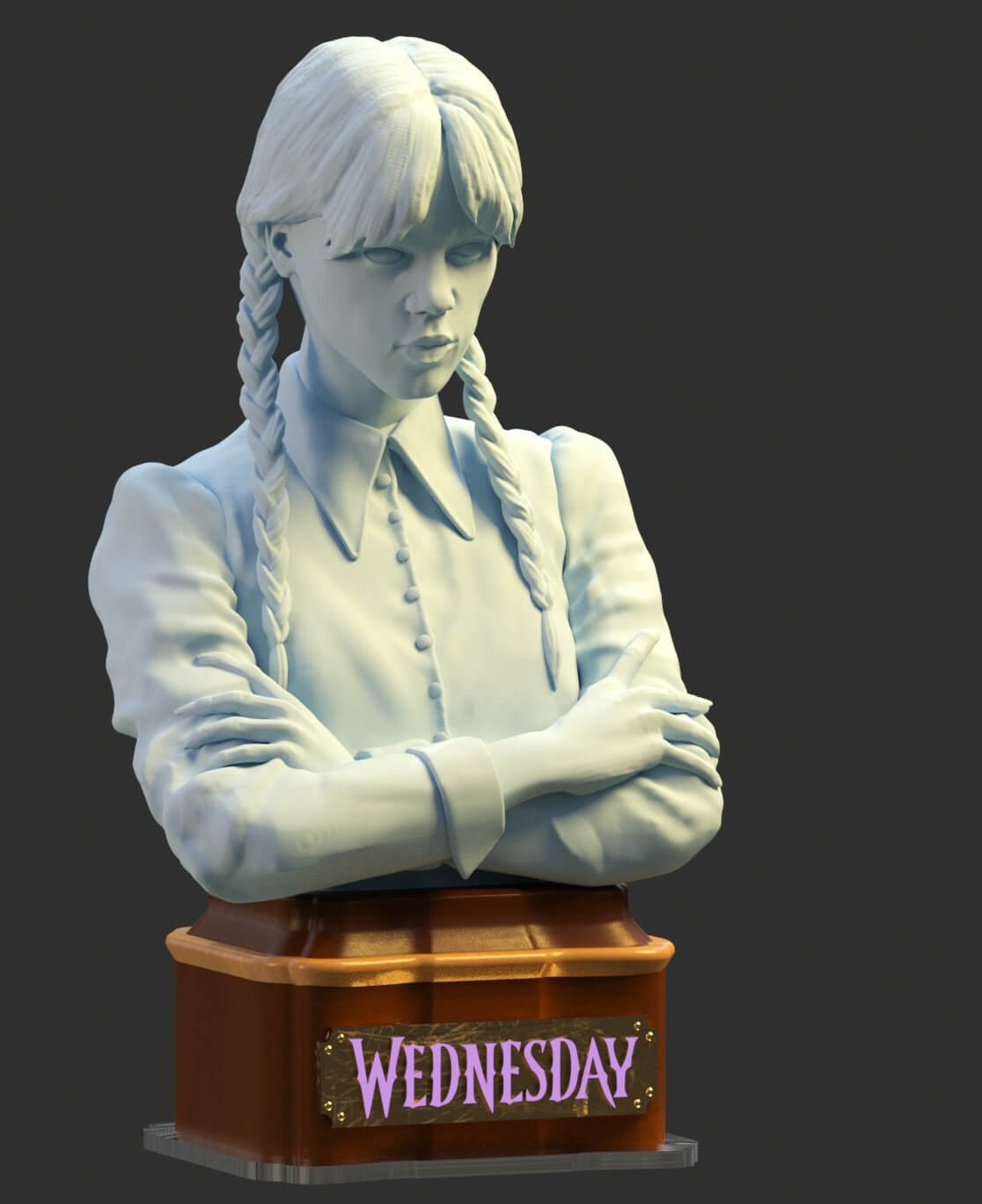 Wednesday Addams, Merlina - 3D Model by zaider3d