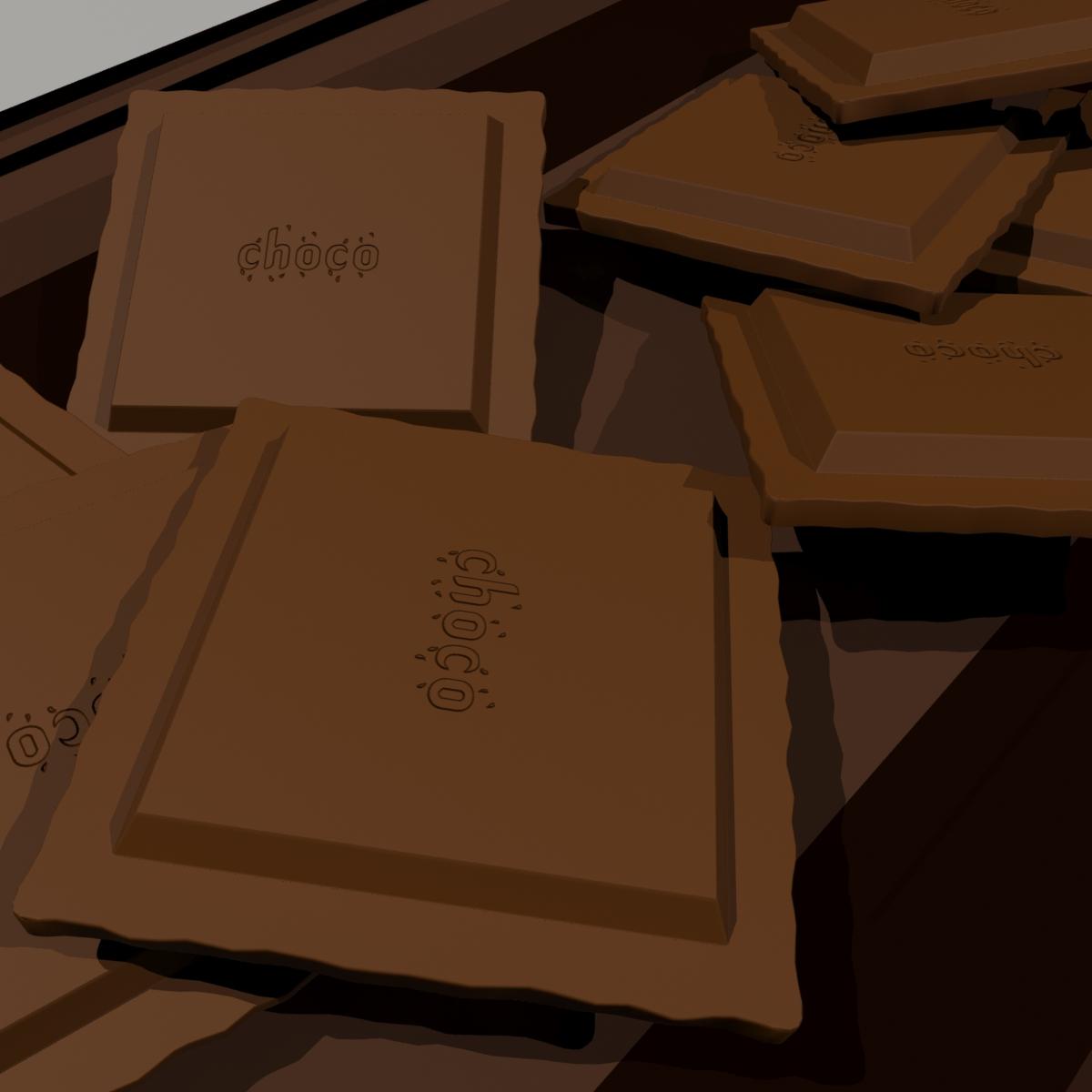 Chocolate - 3D Model by Zakaria art work
